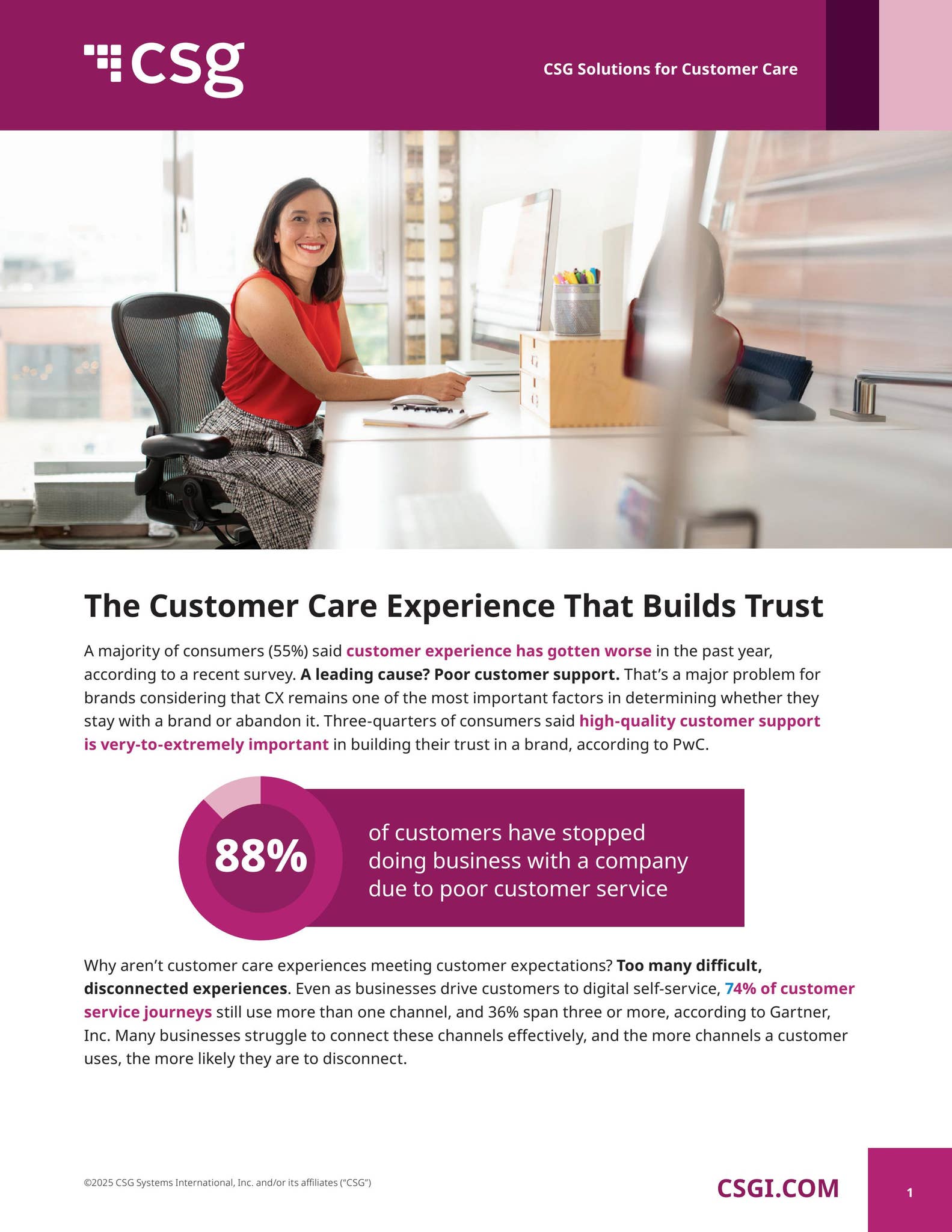 Customer Care Datasheet by CSG Systems - Issuu