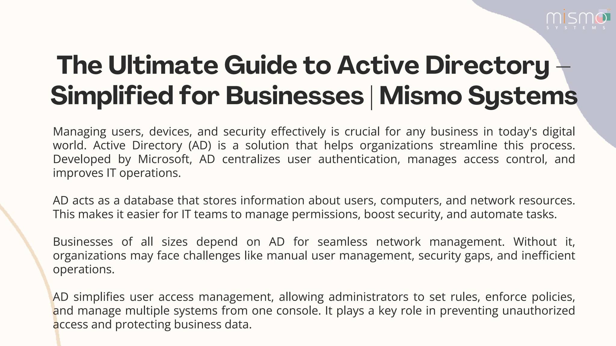 The Ultimate Guide to Active Directory – Simplified for Businesses ...