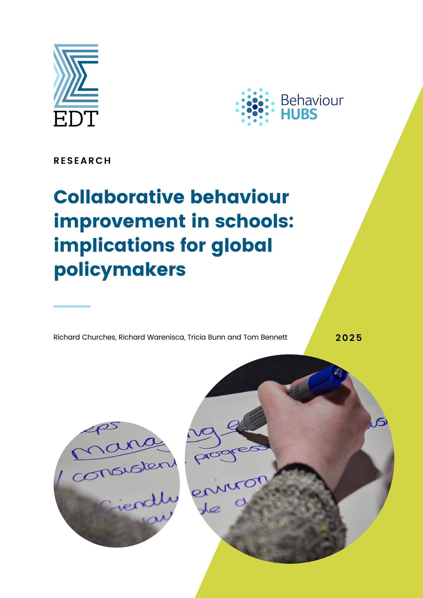 Collaborative behaviour improvement in schools: implications for global ...