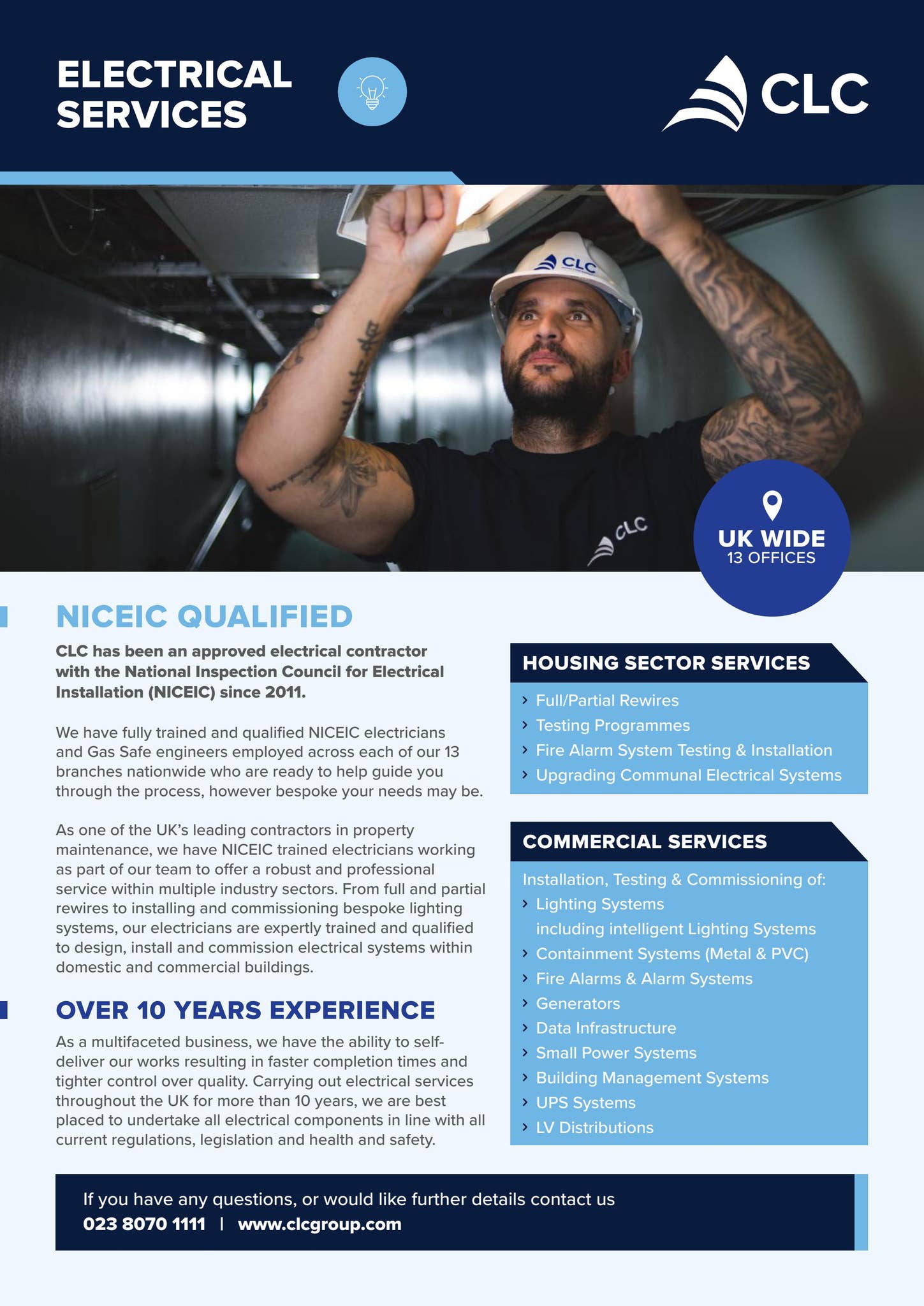 CLC Electrical Datasheet by Axis Property Services - Issuu