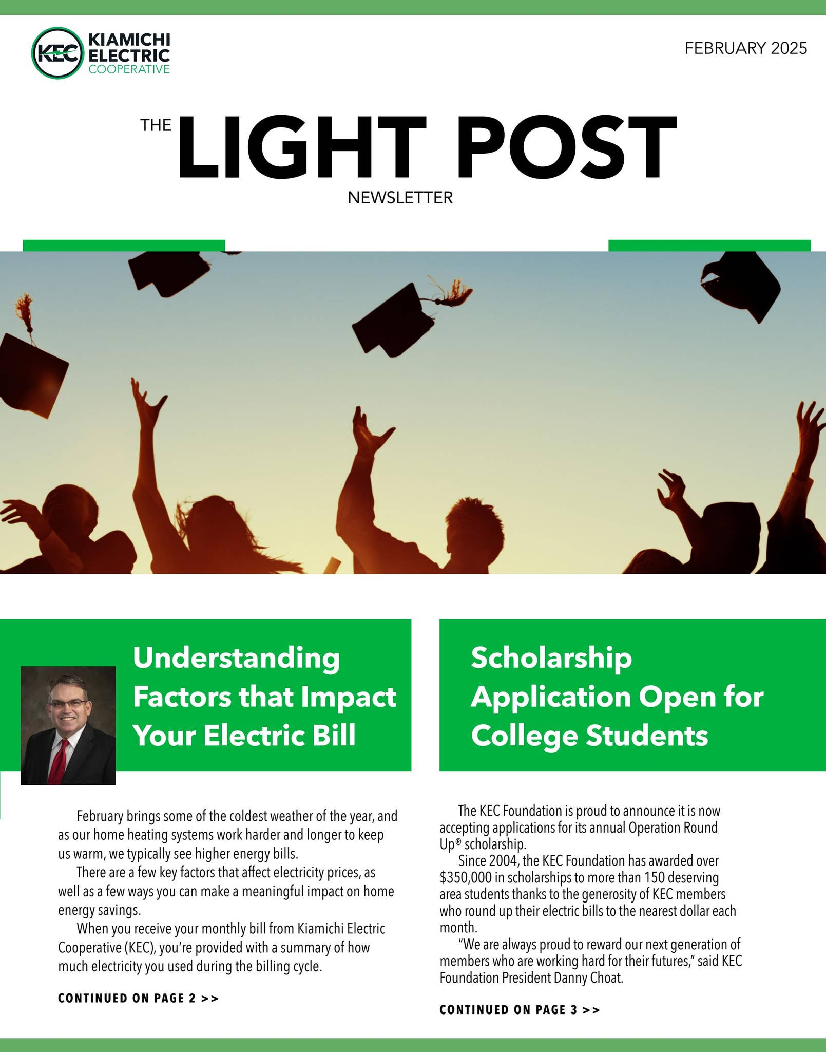 KEC Light Post February 2025 by kiamichielectric - Issuu