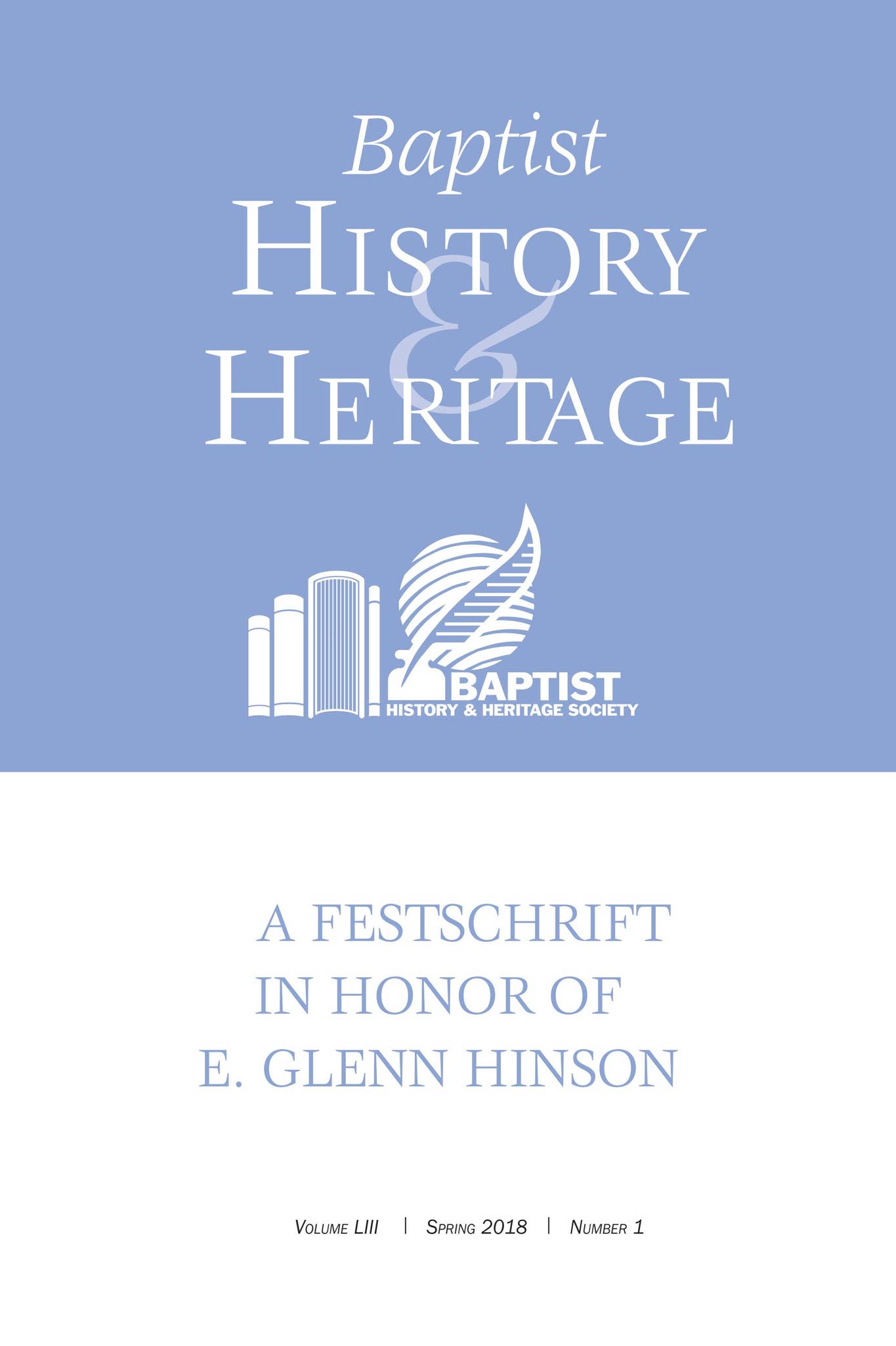 Glenn Hinson Festschrift by baptisthistory - Issuu