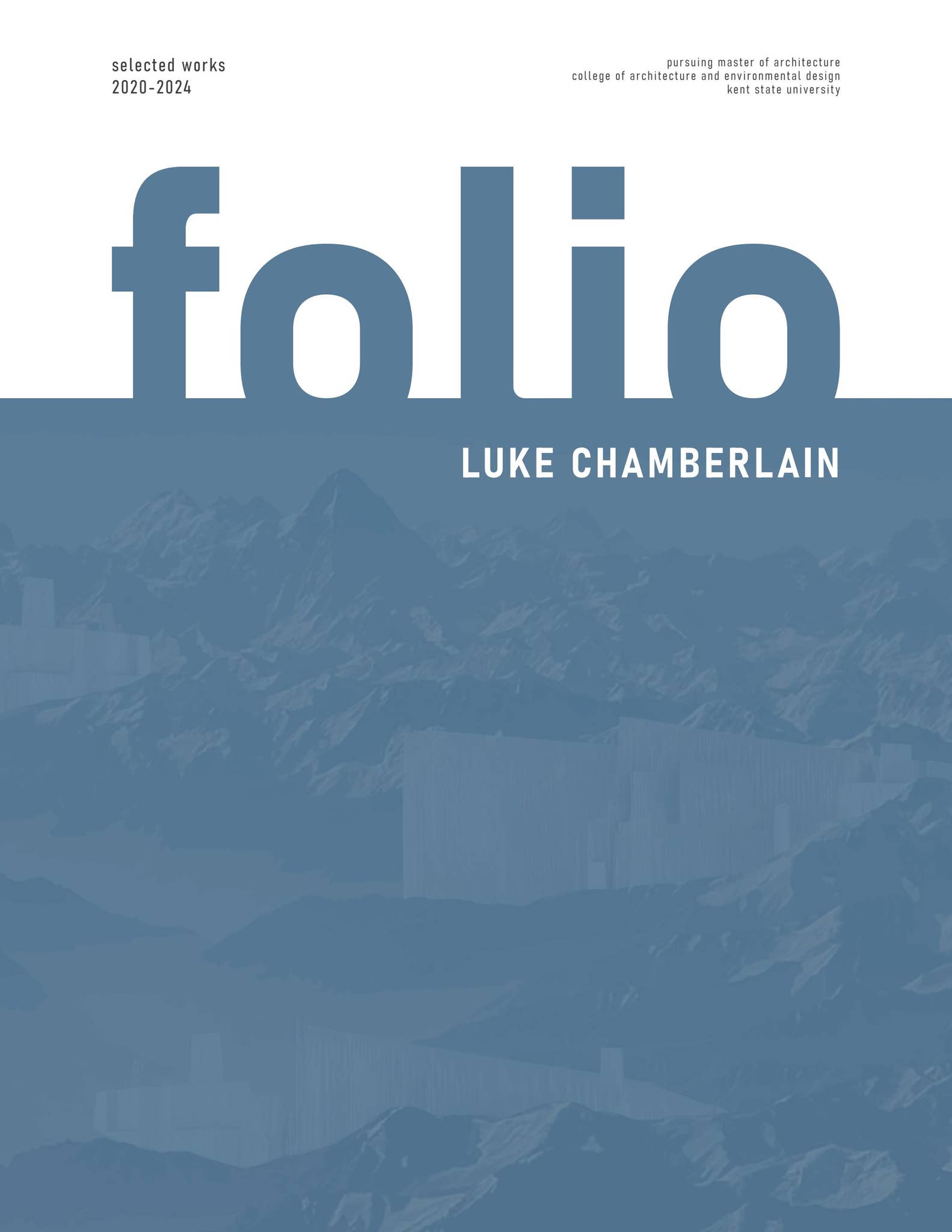 Architecture Portfolio - Luke Chamberlain - Selected Work: 2020-2024 by ...