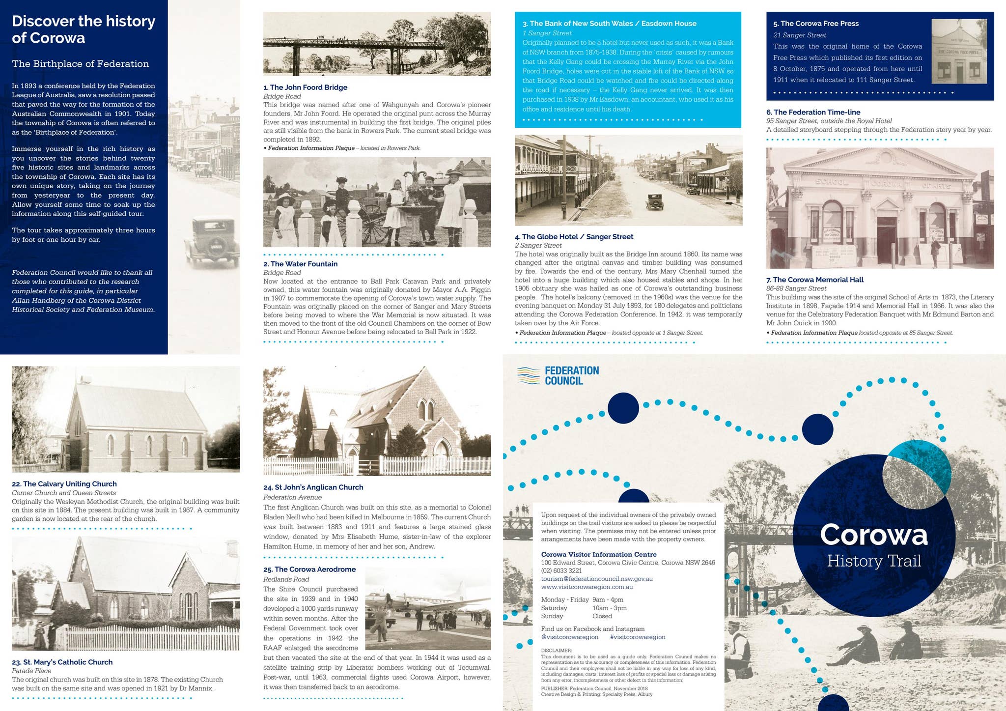 Corowa-History-Trail by FederationCouncil - Issuu