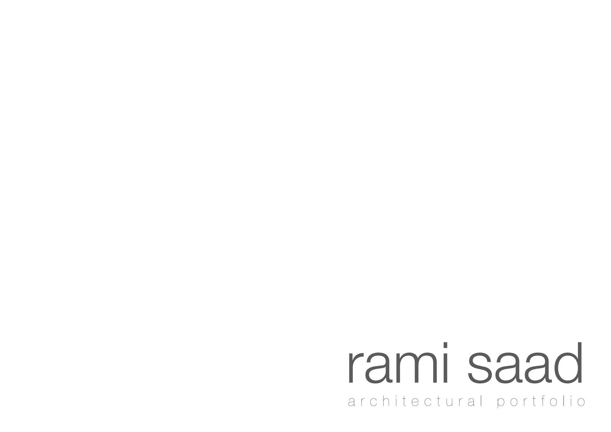 RS-Selected Works- 2025 by Rami Saad - Issuu