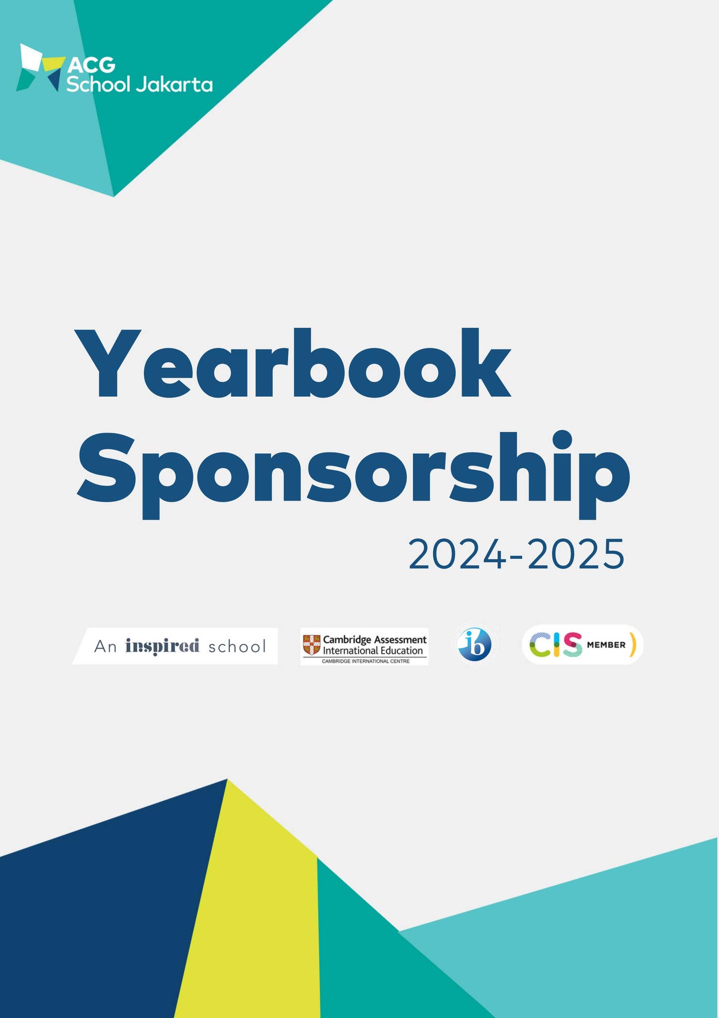 Yearbook Sponsorship 2024-2025 for Parents & Community by ACG Schools ...