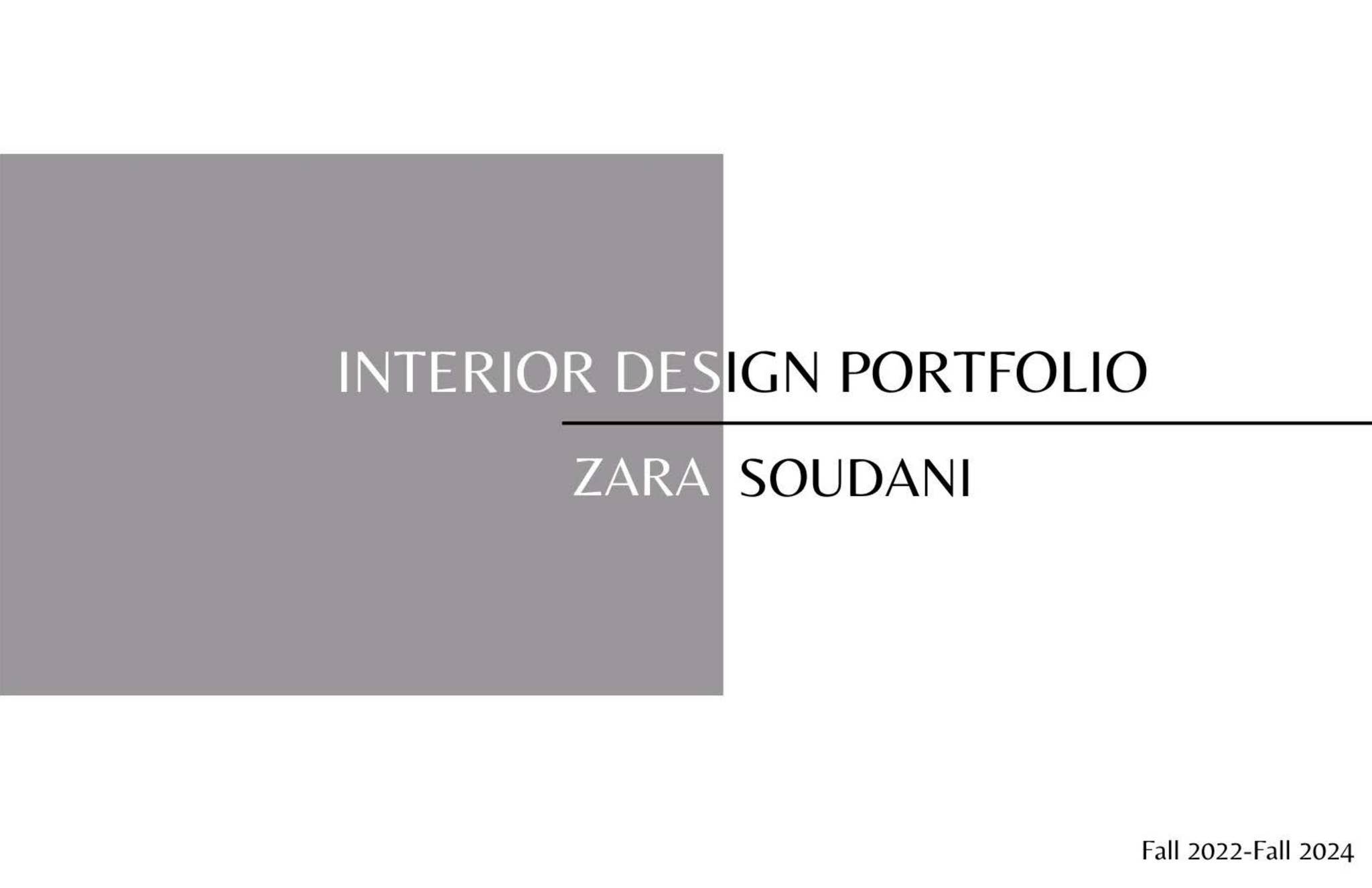 Zara Soudani UF Interior Design Portfolio 2025 by Zara Soudani - Issuu