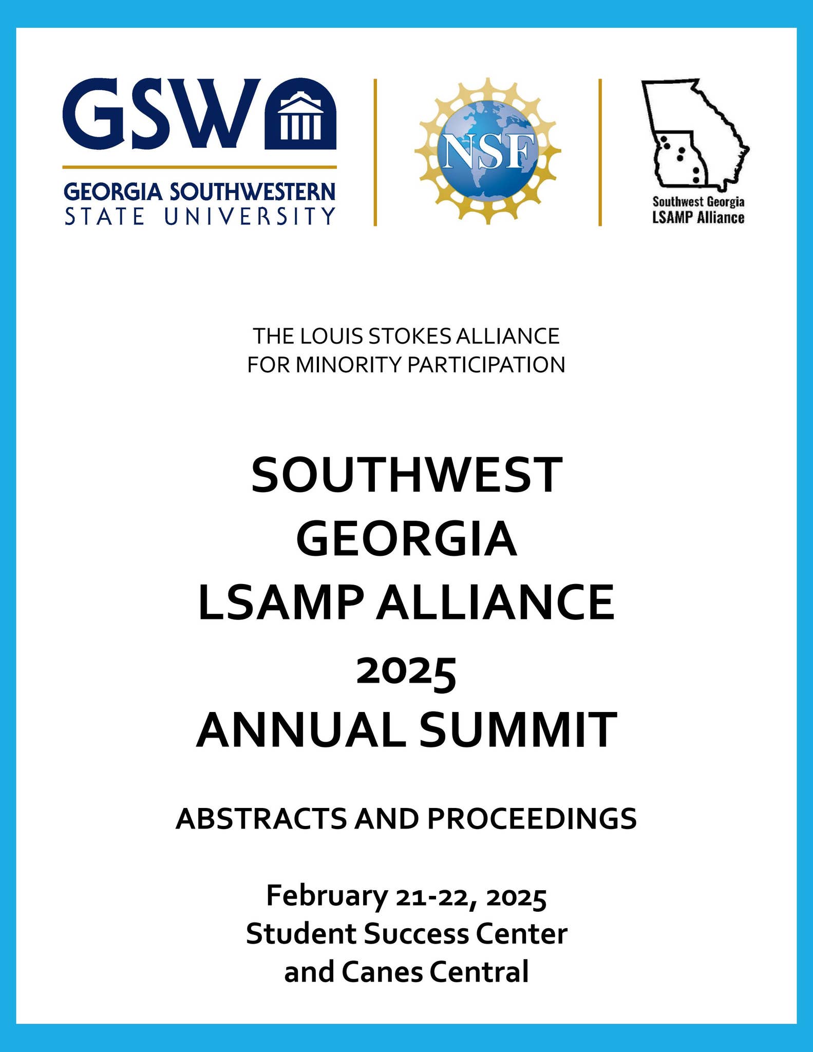 LSAMP Summit 2025 Program by GeorgiaSouthwestern - Issuu
