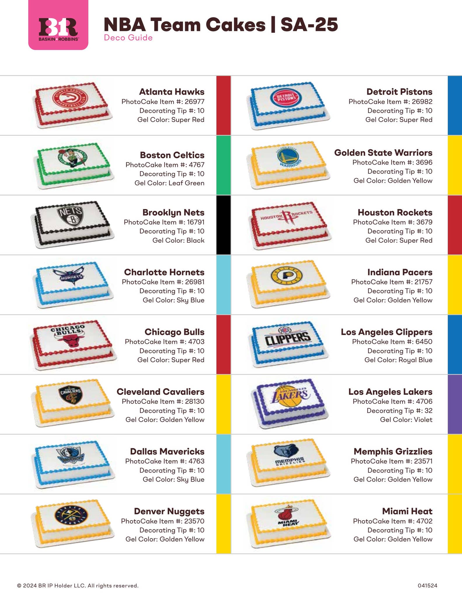 NBA Cakes Deco Guide SA-25 by DecoPac - Issuu