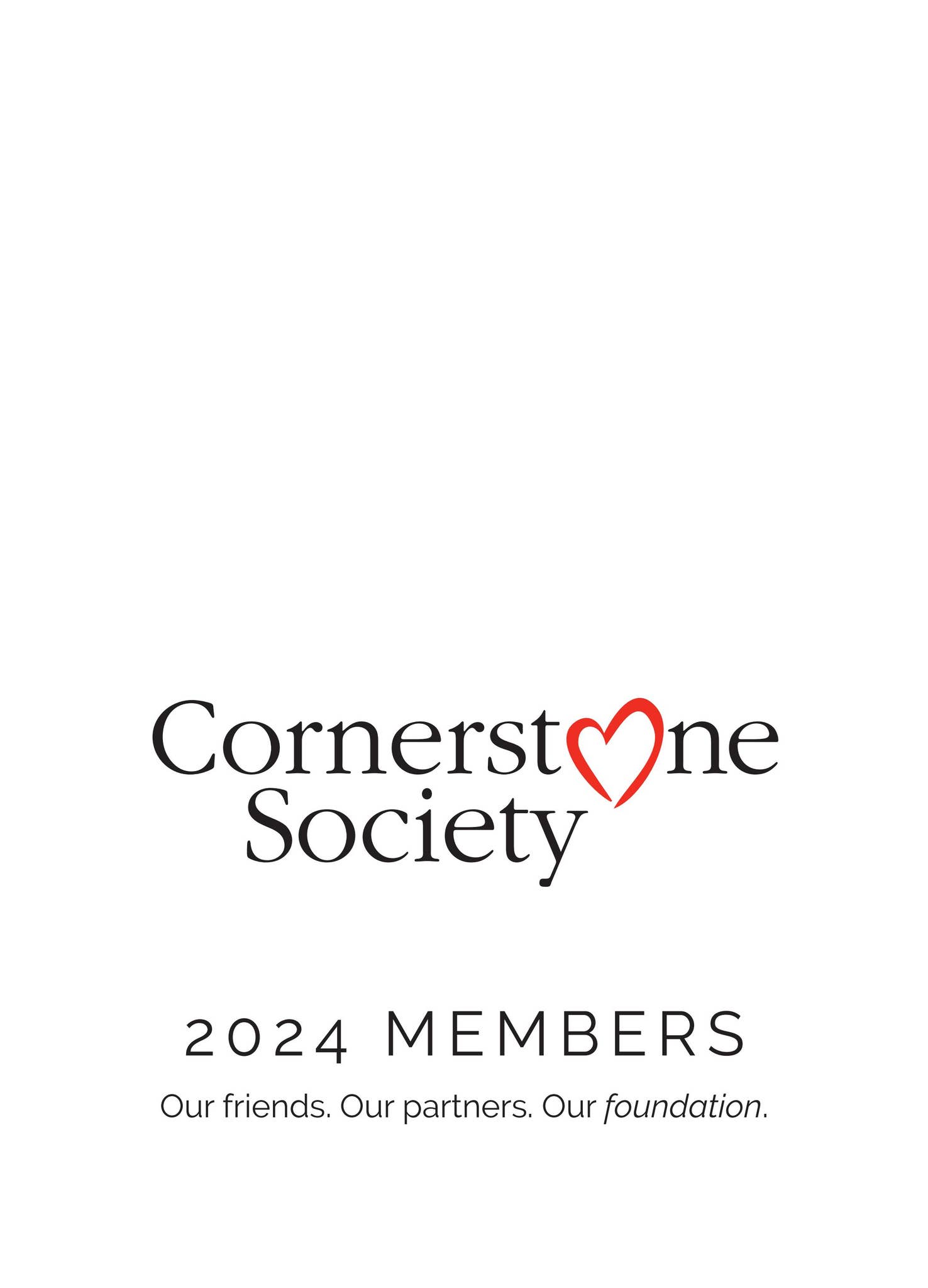 2024 Cornerstone Society Member Booklet by Ronald McDonald House ...