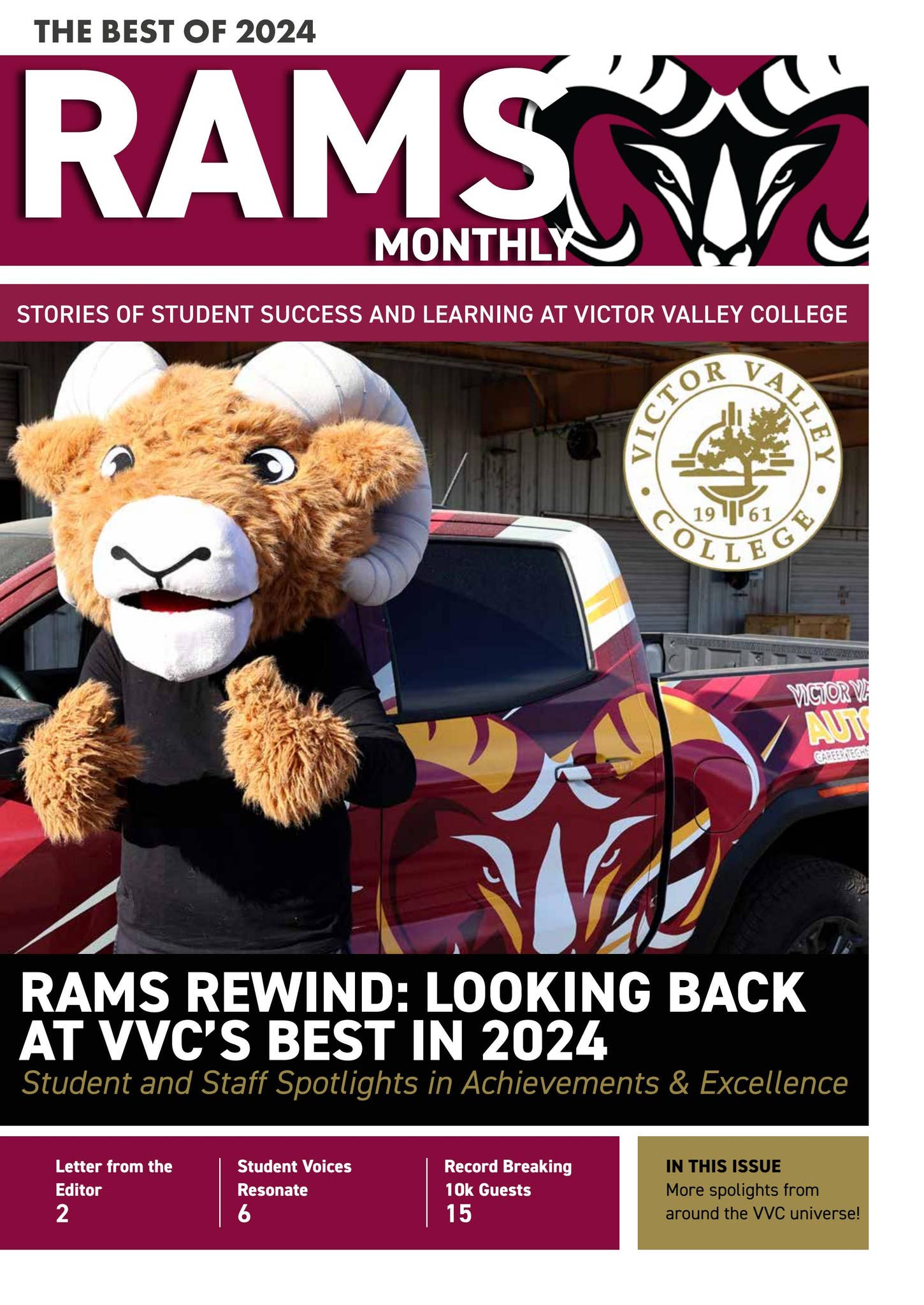 RAMS Monthly - Best of 2024 by Victor Valley College - Issuu