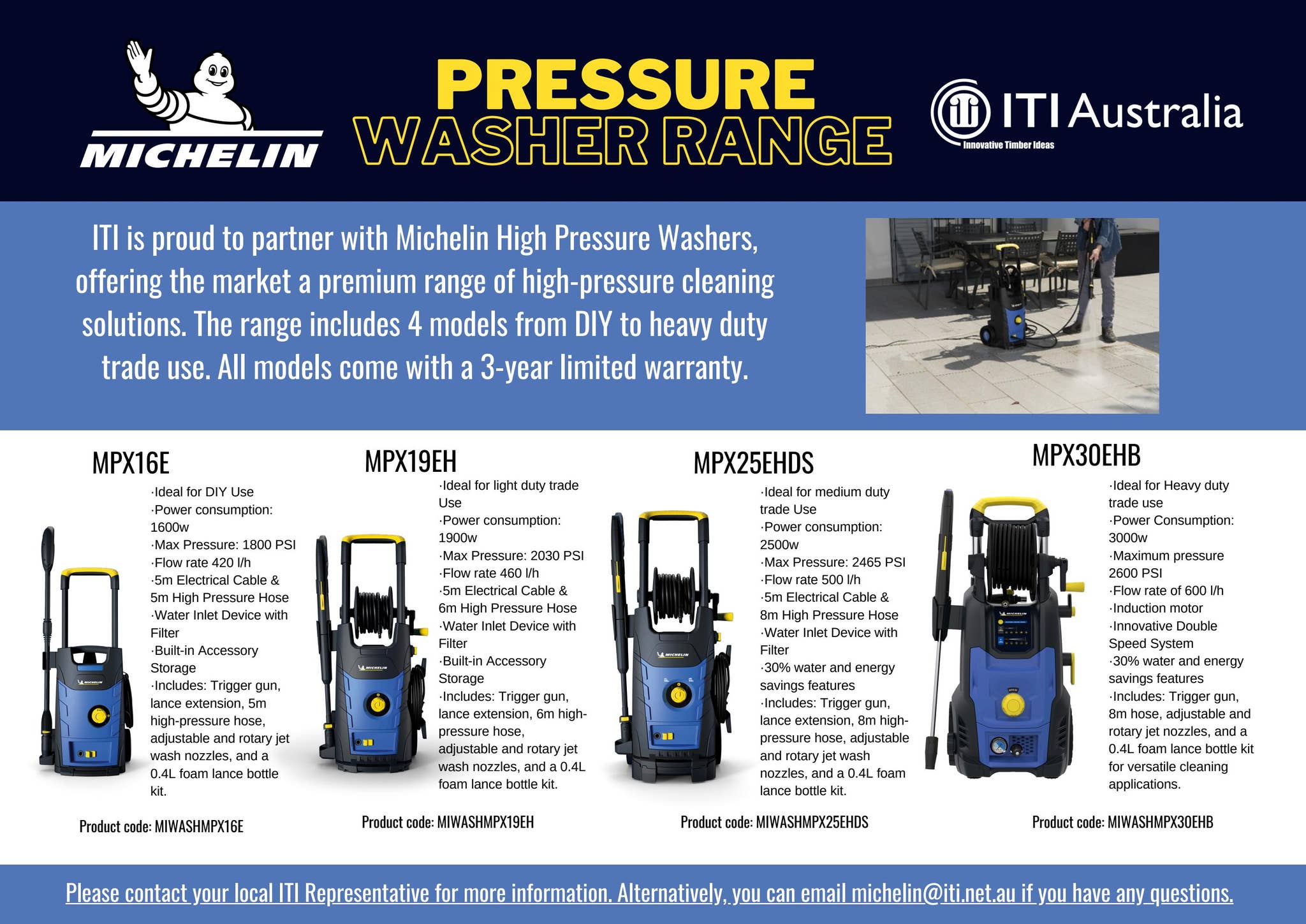 Michelin Pressure Washer Range by itiaustralia - Issuu
