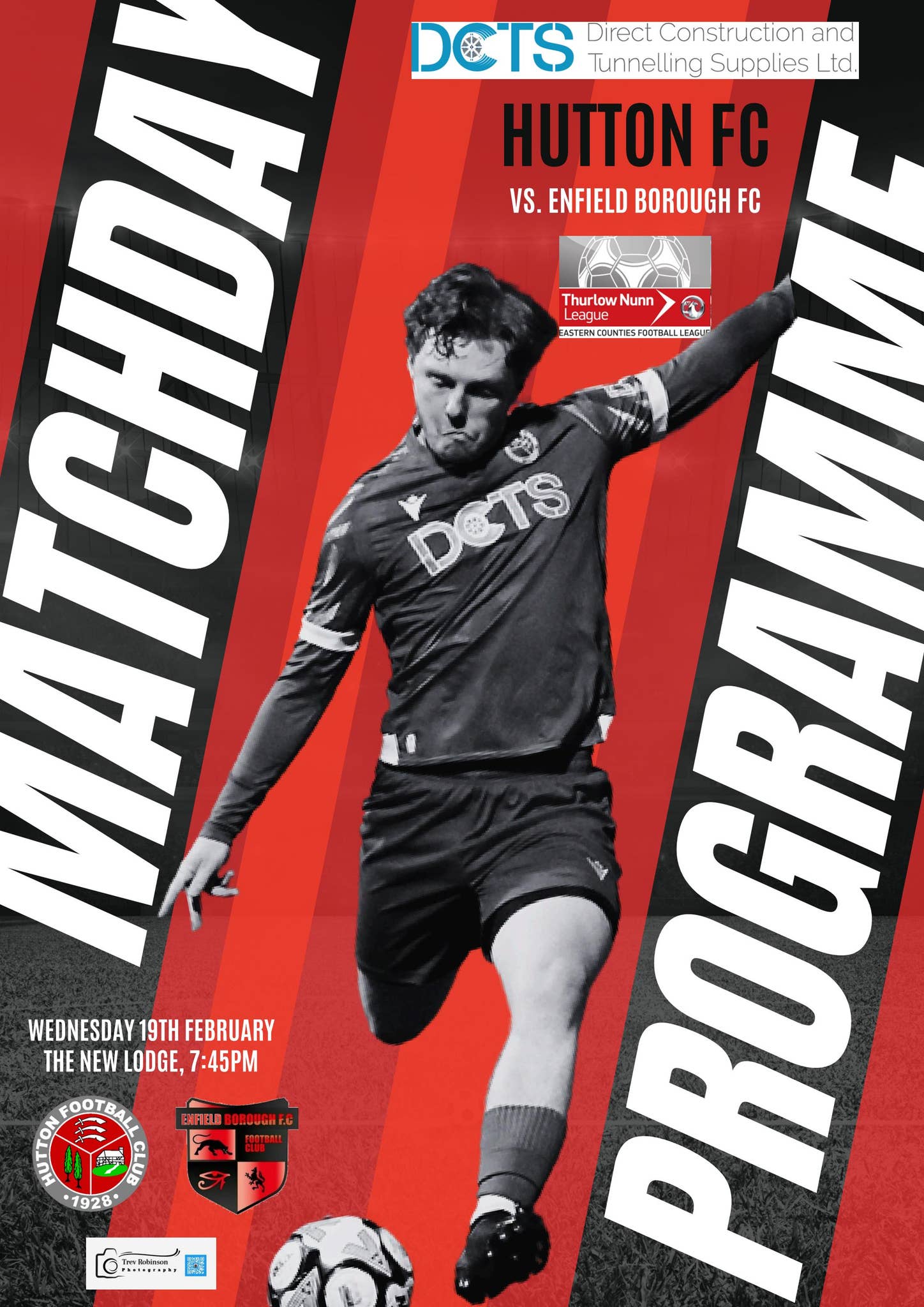 Hutton FC vs. Enfield Borough FC Matchday Programme 19.02.25 by Hutton ...