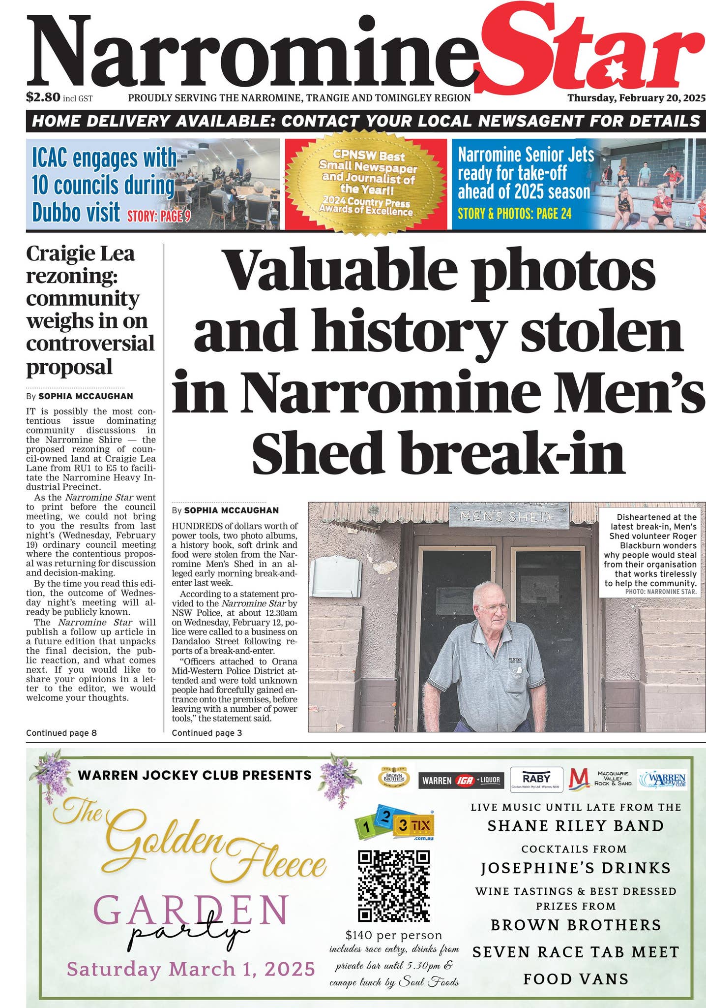 Narromine Star 20.02.2025 by Panscott Media - Issuu