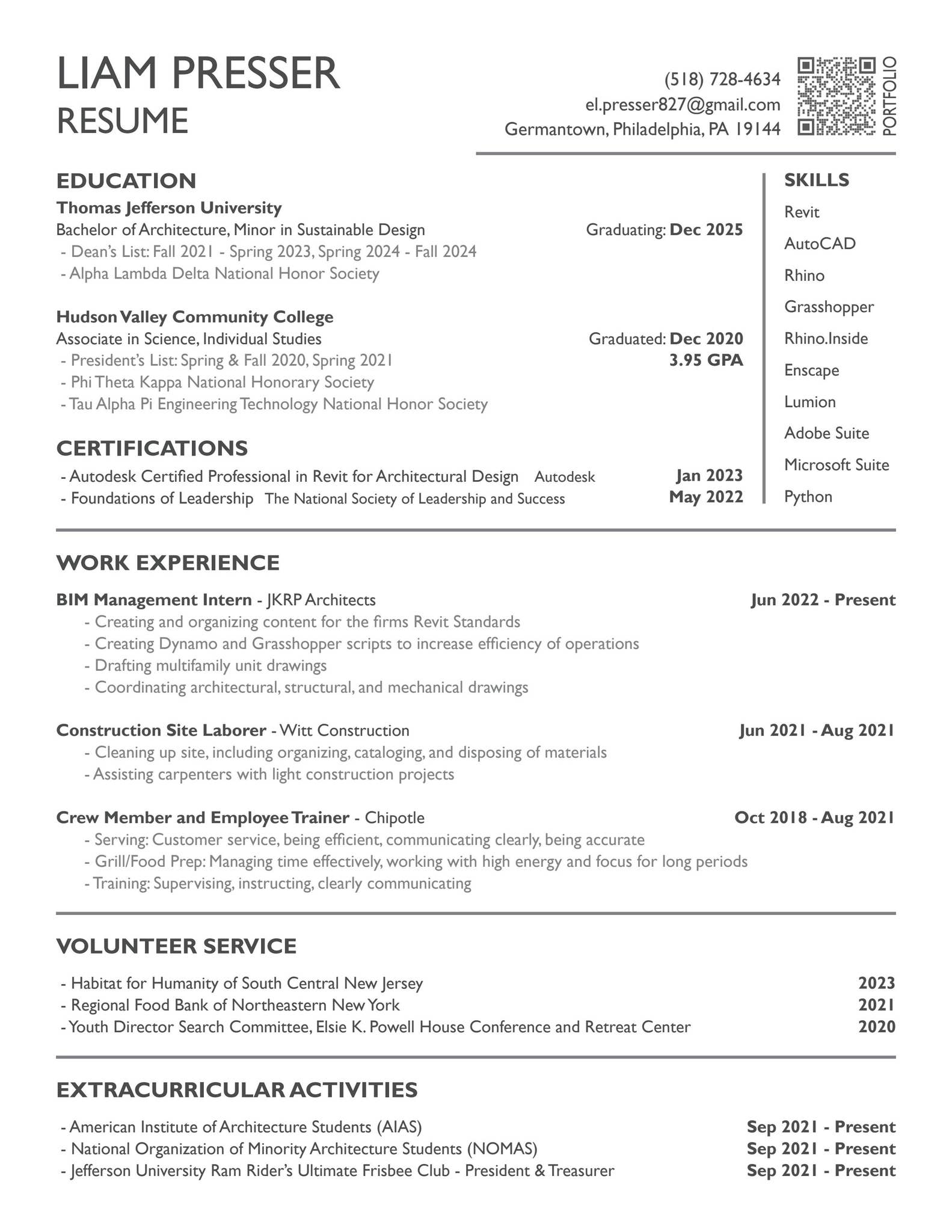 Liam T Presser Resume by LiamTPresser - Issuu