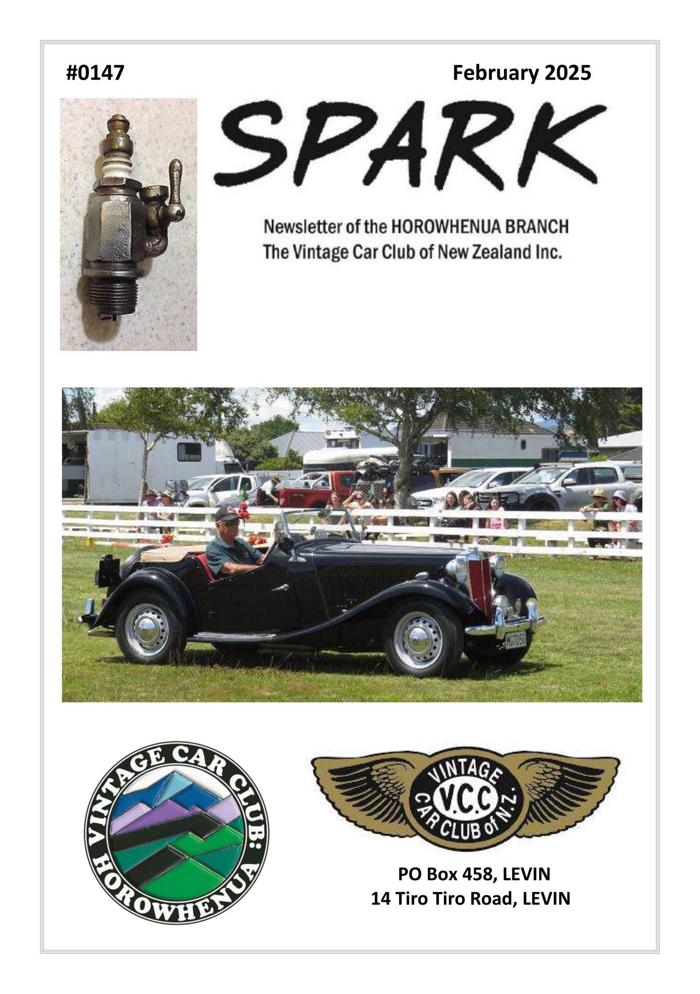 VCC Horowhenua Spark February 2025 by Vintage Car Club of New Zealand ...