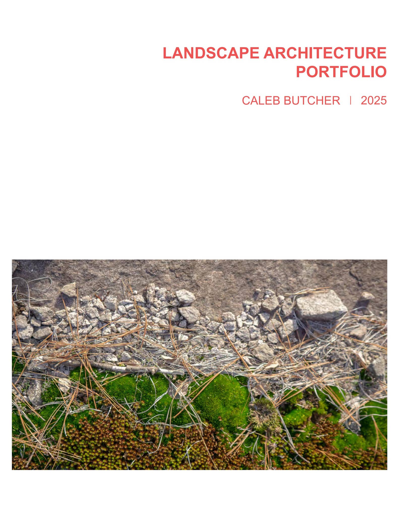 Caleb Butcher Landscape Architecture Portfolio by Caleb Butcher - Issuu