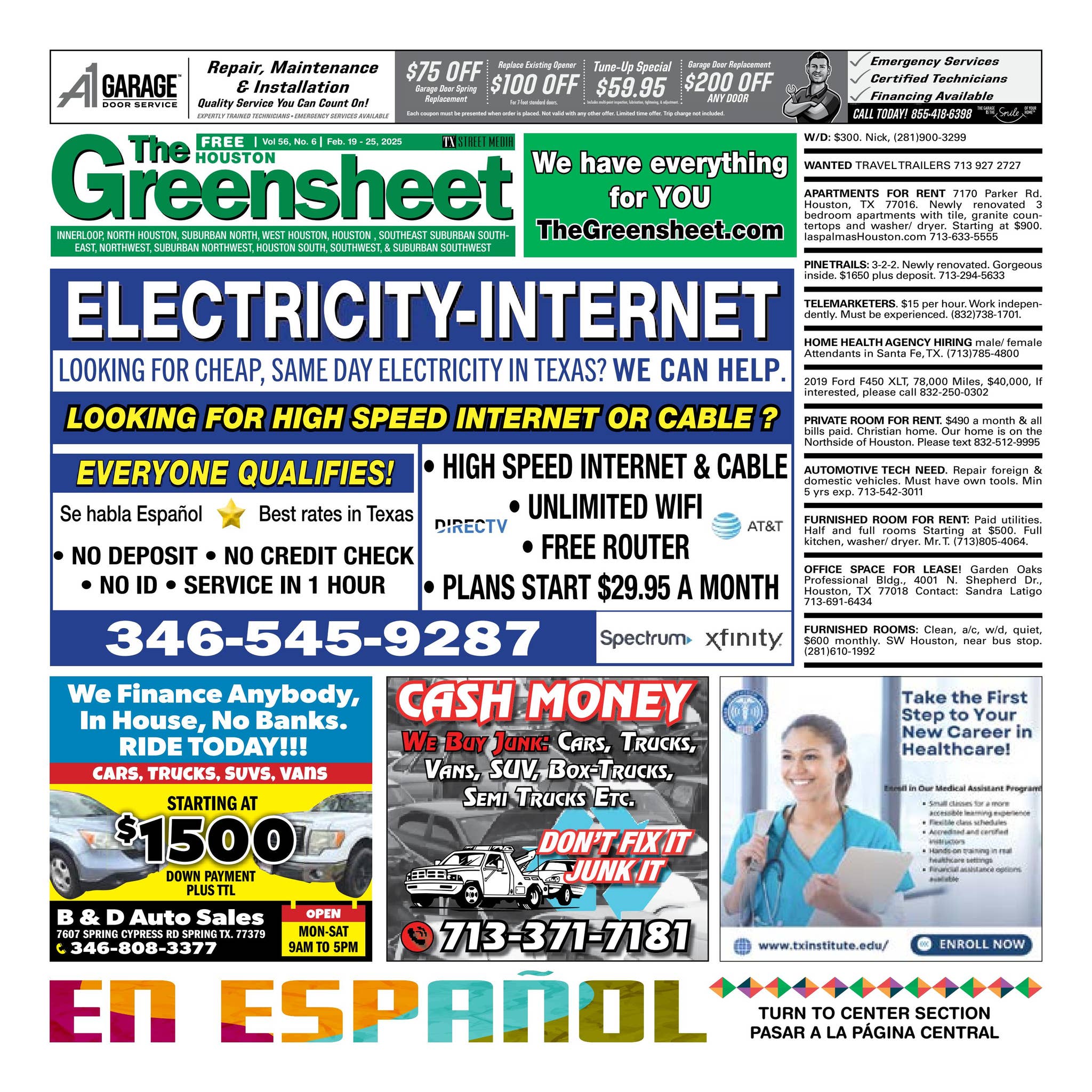 The 02-19-2025 Edition of The Greensheet Houston by Street Media - Issuu