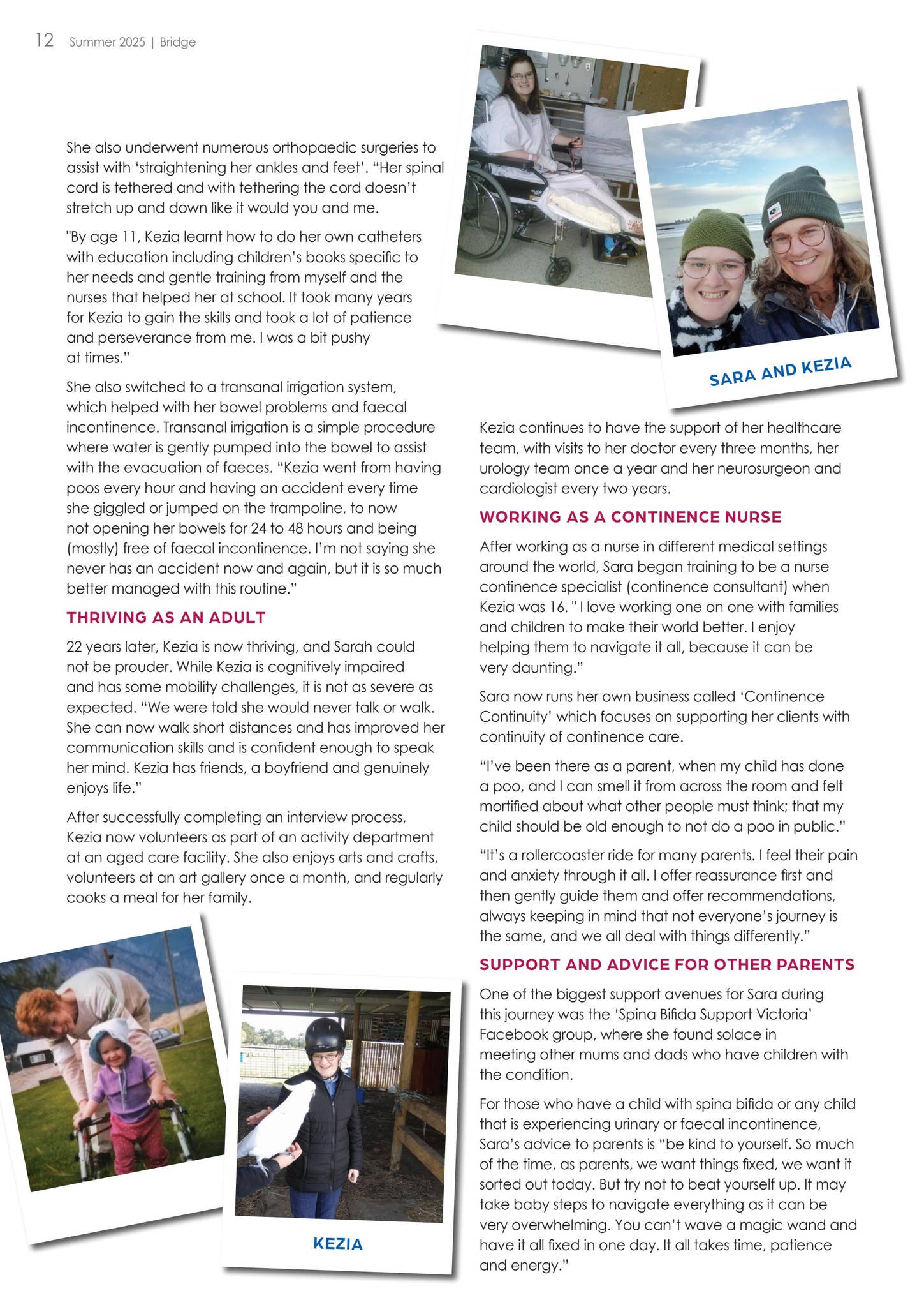 Bridge Summer 2025 by Continence Health Australia - Issuu