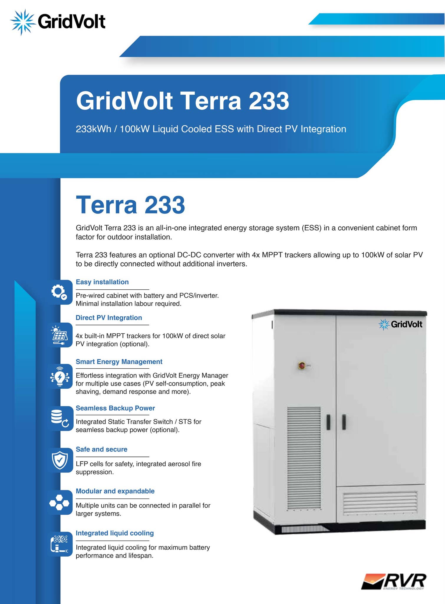 GridVolt Terra 233 Datasheet by RVR Energy Technology - Issuu