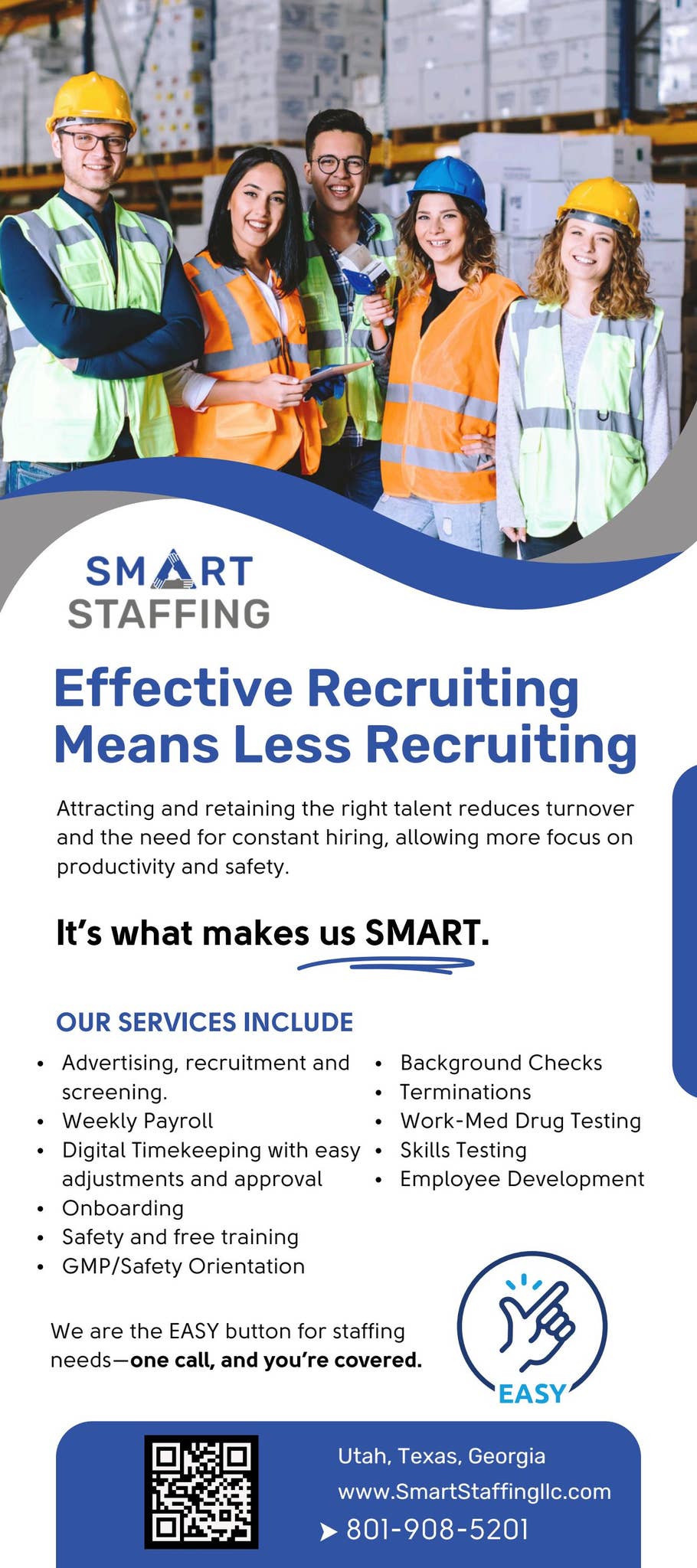 Rack Card Smart Staffing by Jessica Judd - Issuu
