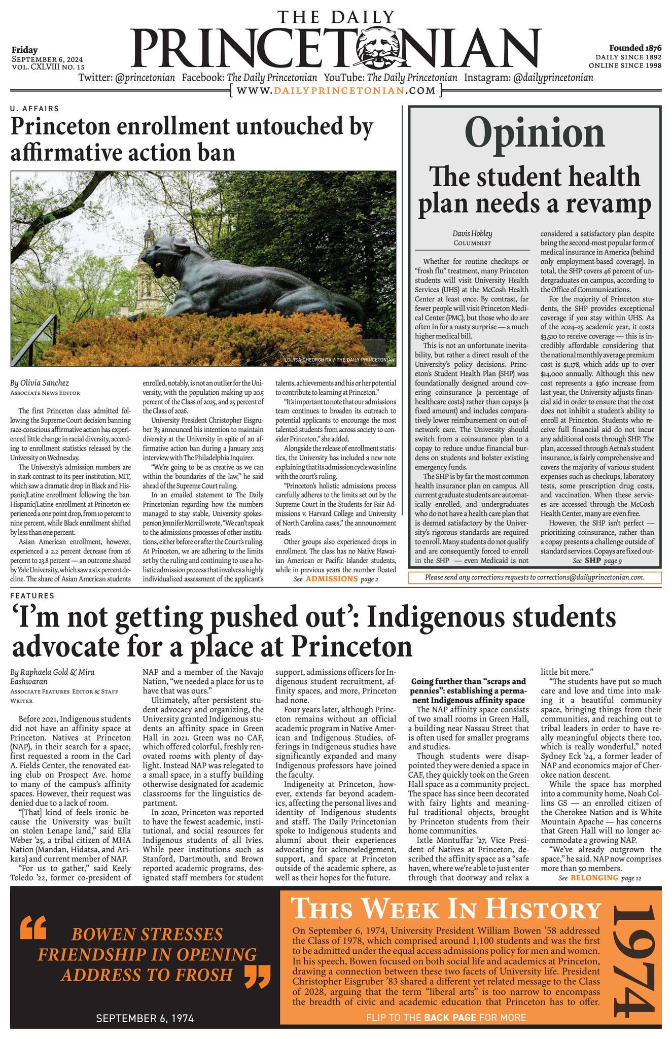 The Daily Princetonian: September 6, 2024 by The Daily Princetonian - Issuu