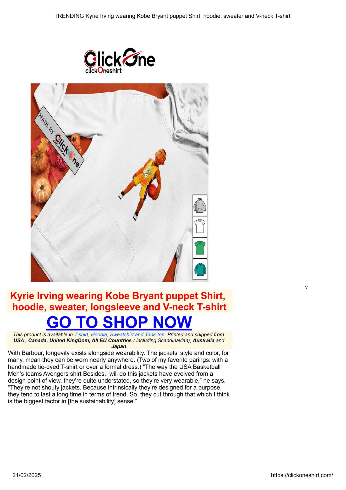 Kyrie Irving wearing Kobe Bryant puppet Shirt by Design AT Shop - Issuu