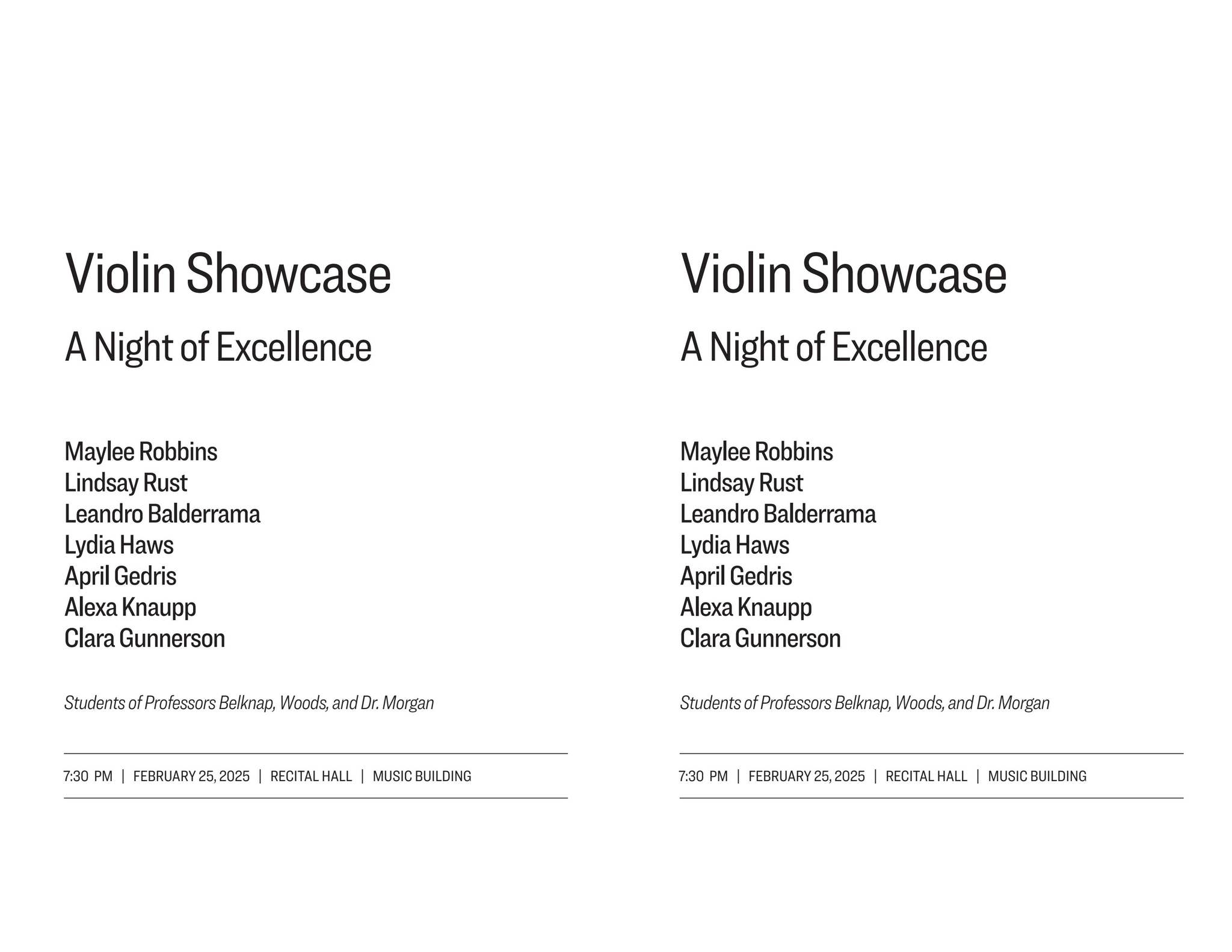 022525 - Violin Showcase Program FINAL by BYUSchoolofMusic - Issuu