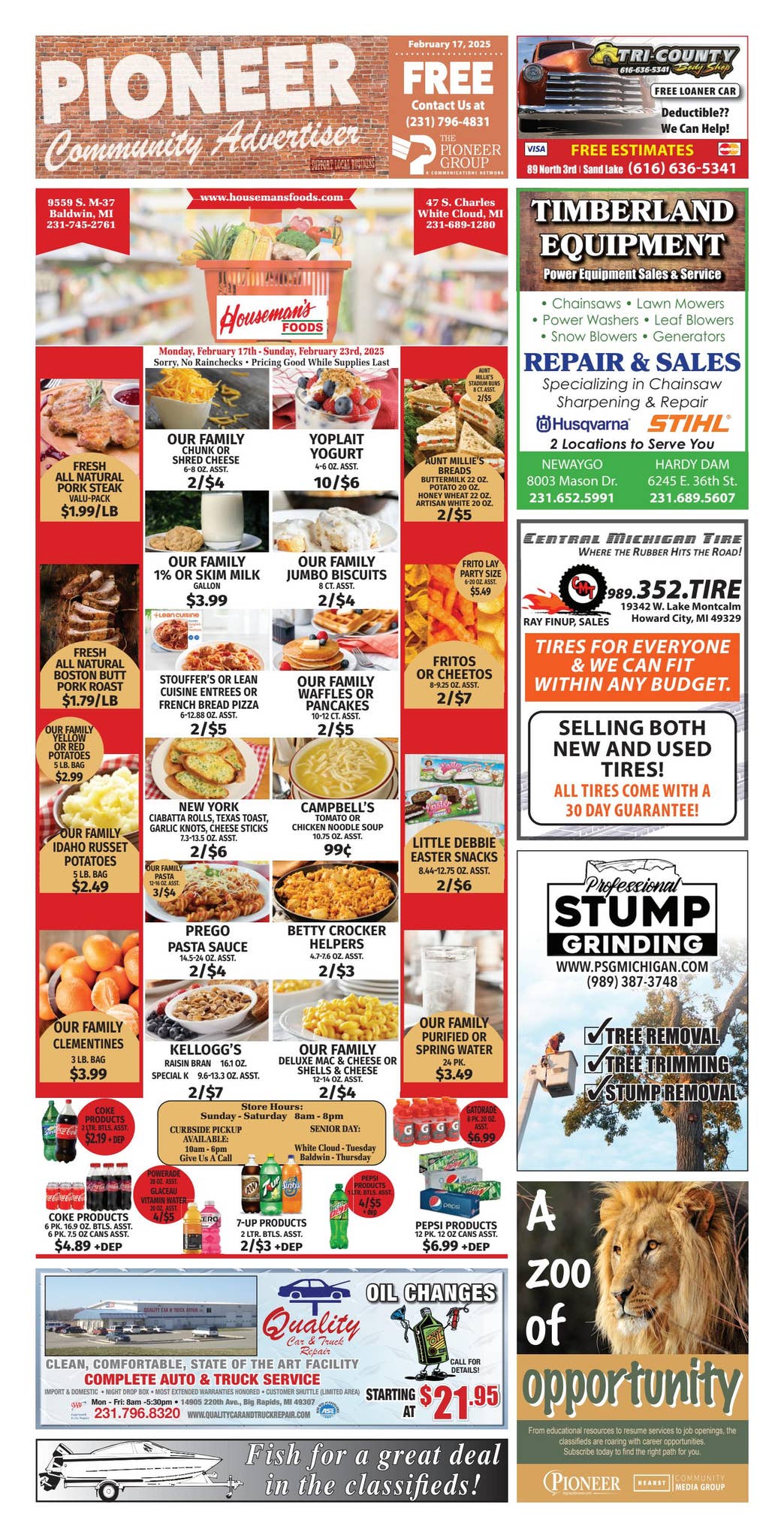 Pioneer Community Advertiser - 02/17/2025 by Hearst Midwest - Issuu