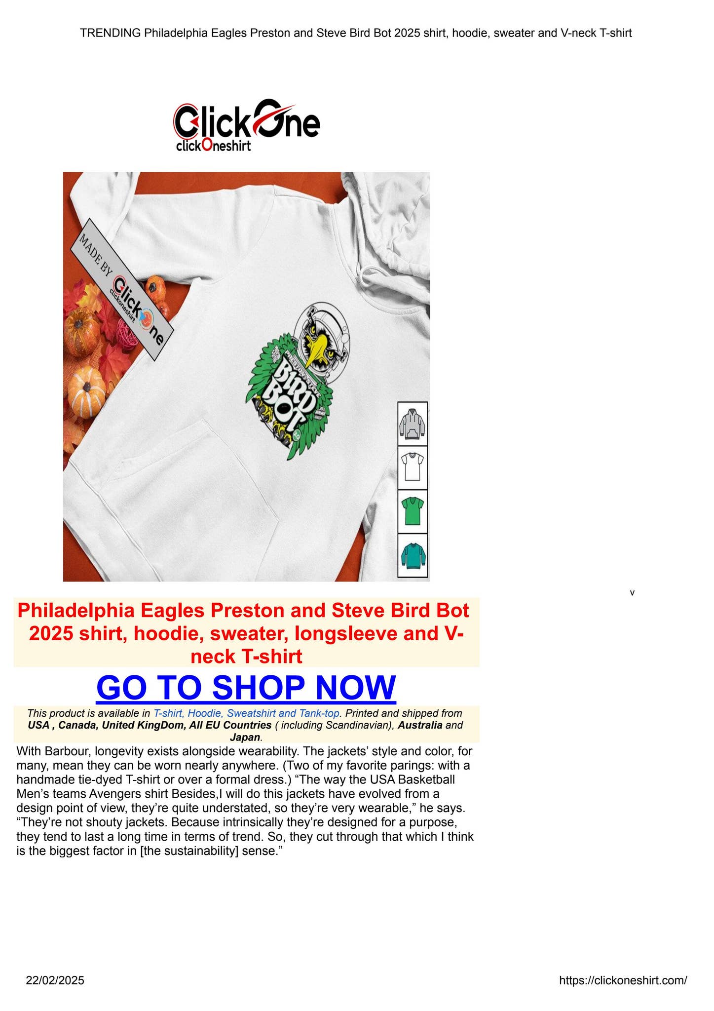 Philadelphia Eagles Preston and Steve Bird Bot 2025 shirt by Design AT ...