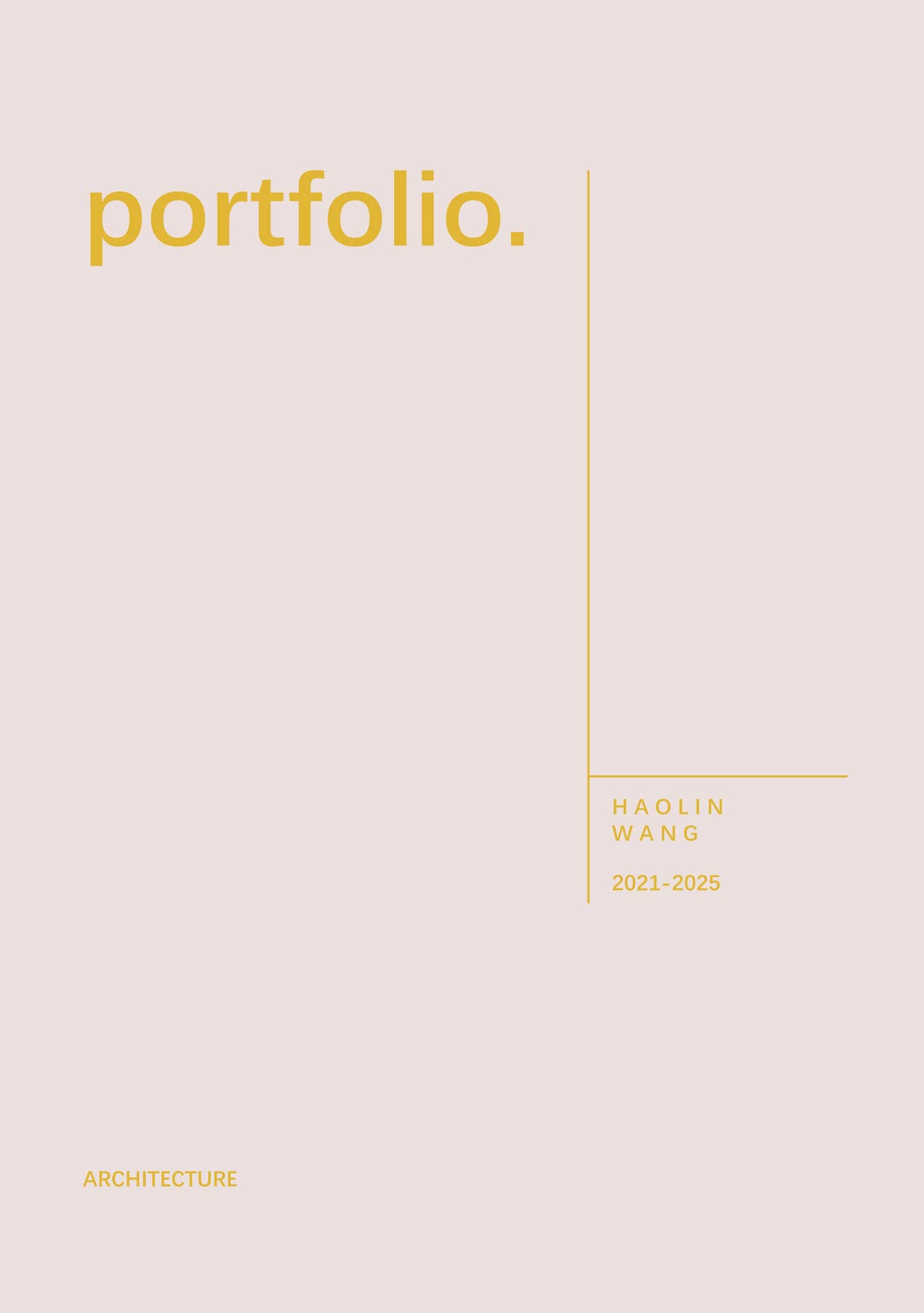 Haolin's Portfolio 2025 by Haolin Wang - Issuu