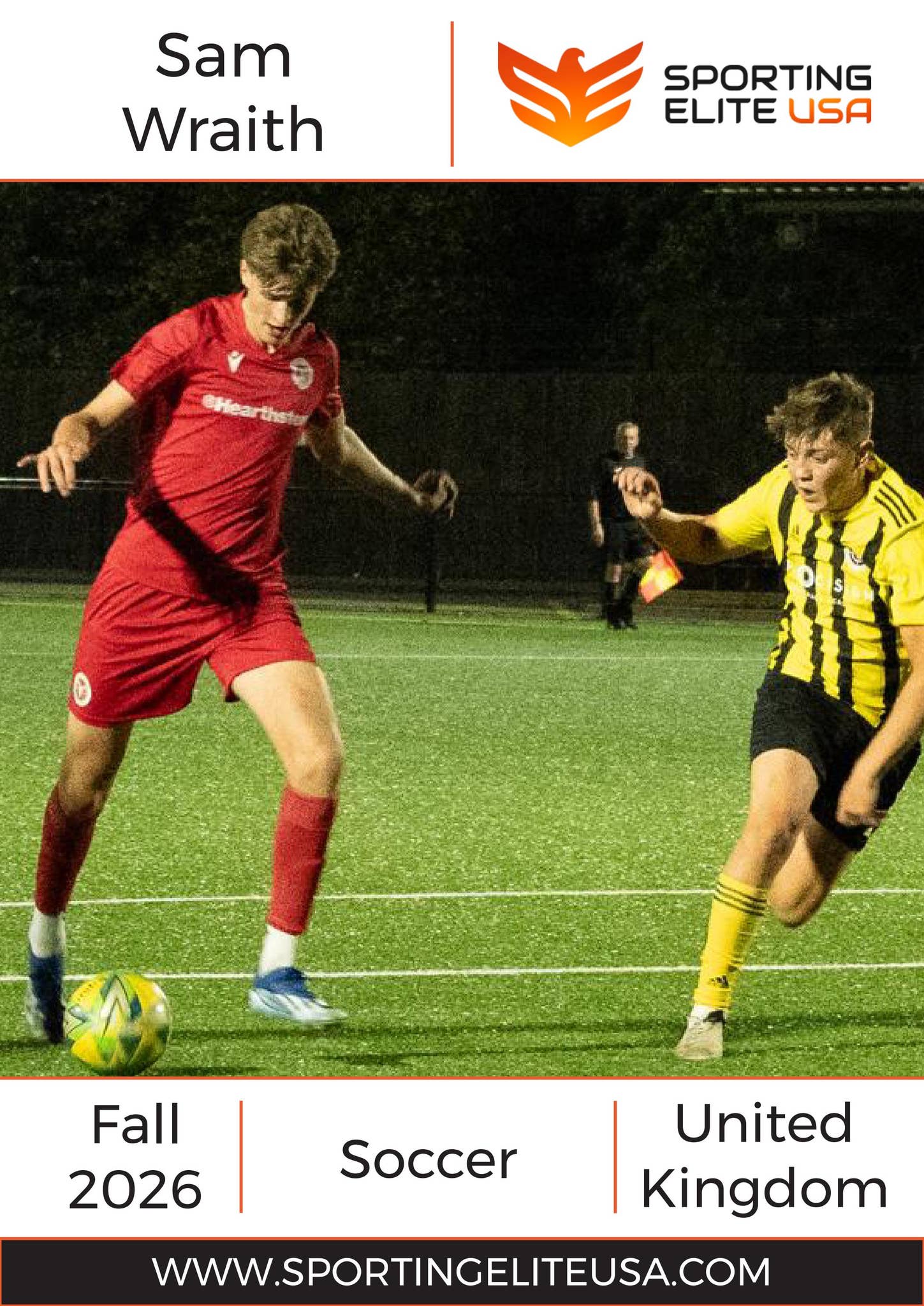 Sam Wraith Sporting CV by Sporting Elite USA - Issuu