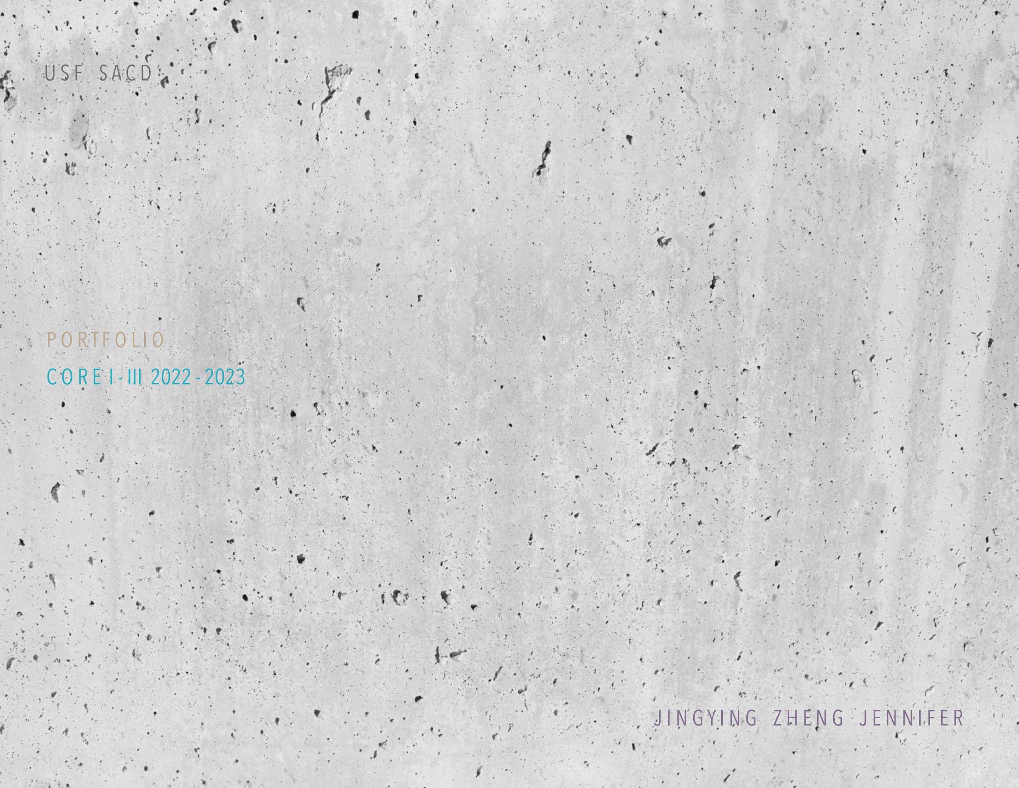 USF SACD core I-III studio portfolio - Jingying Zheng Jennifer by ...