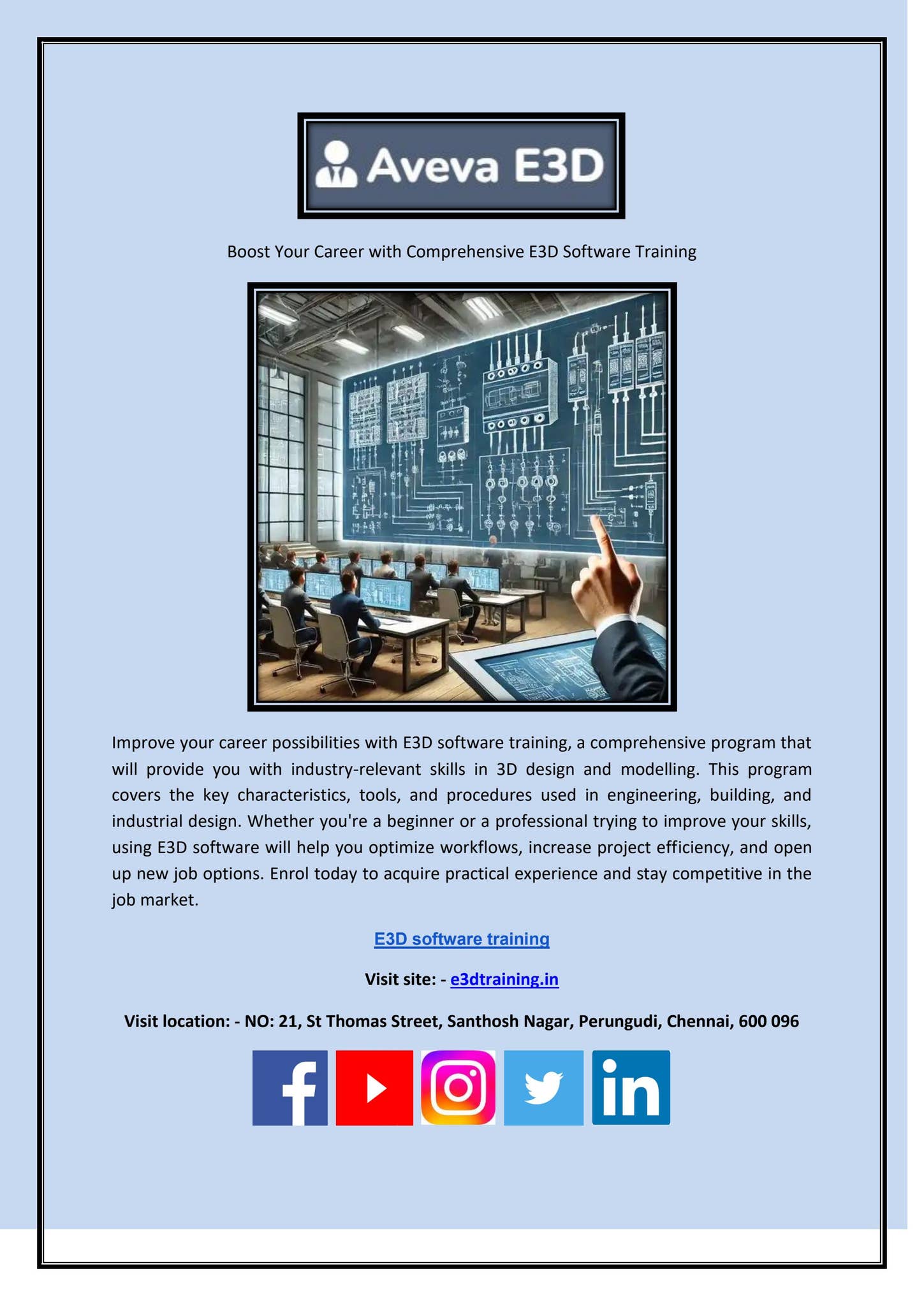 Boost Your Career with Comprehensive E3D Software Training by E3D ...