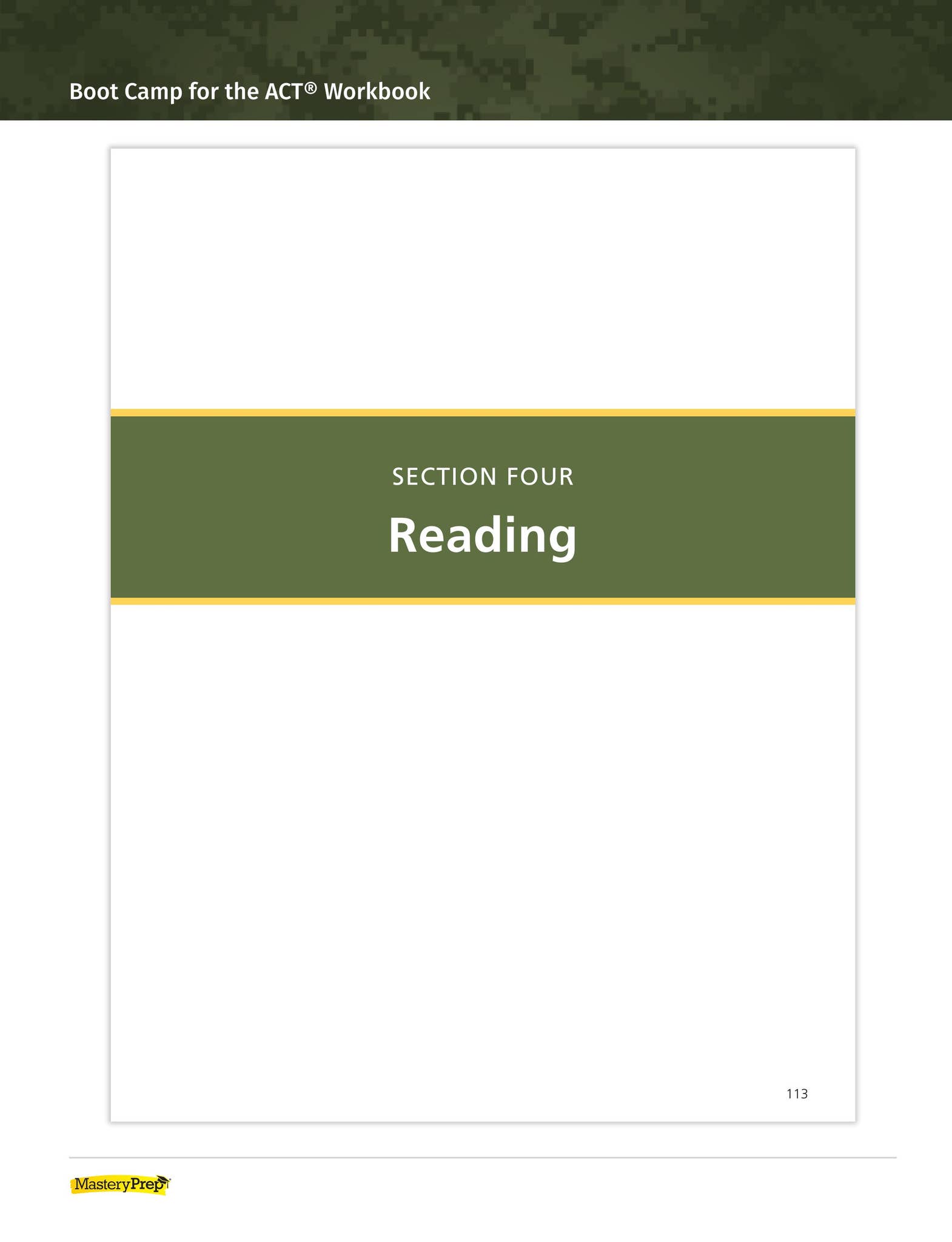 Sample | Boot Camp for the ACT by MasteryPrep - Issuu