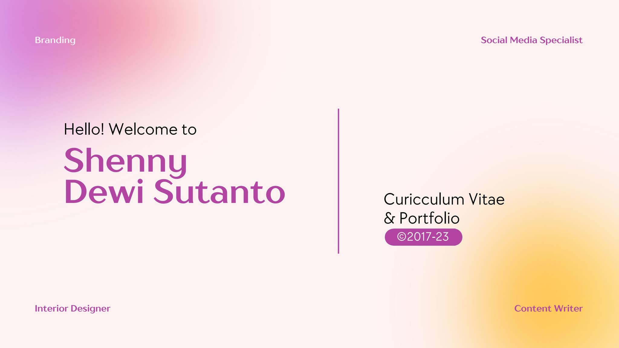 CV Portfolio 2023 by Shenny DS - Issuu