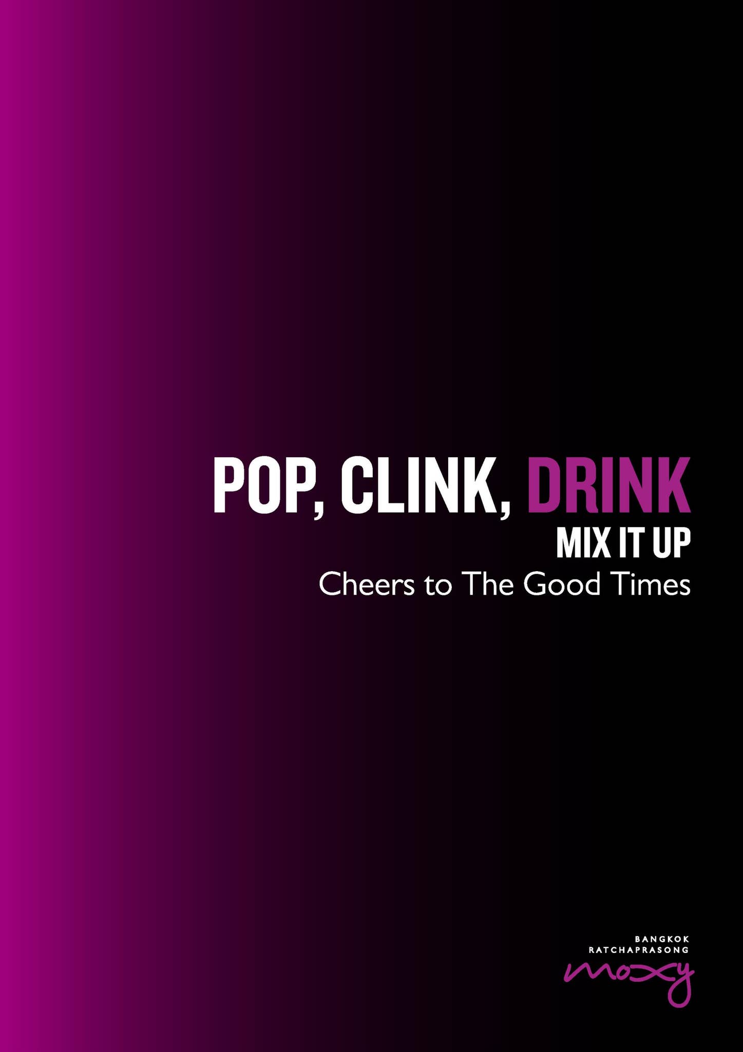 MENU Drink 2025 by Moxy Bangkok - Issuu