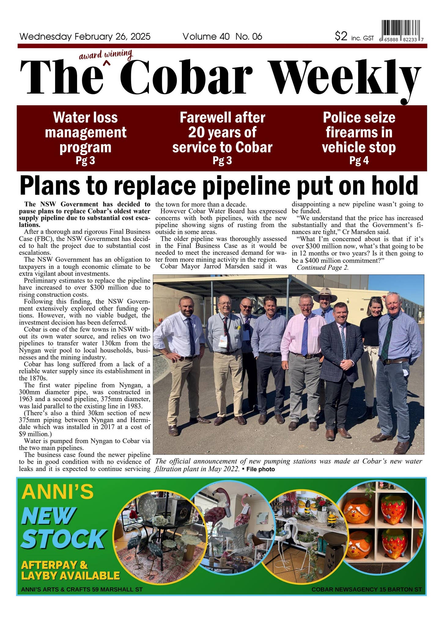 TCW26022025 by The Cobar Weekly - Issuu