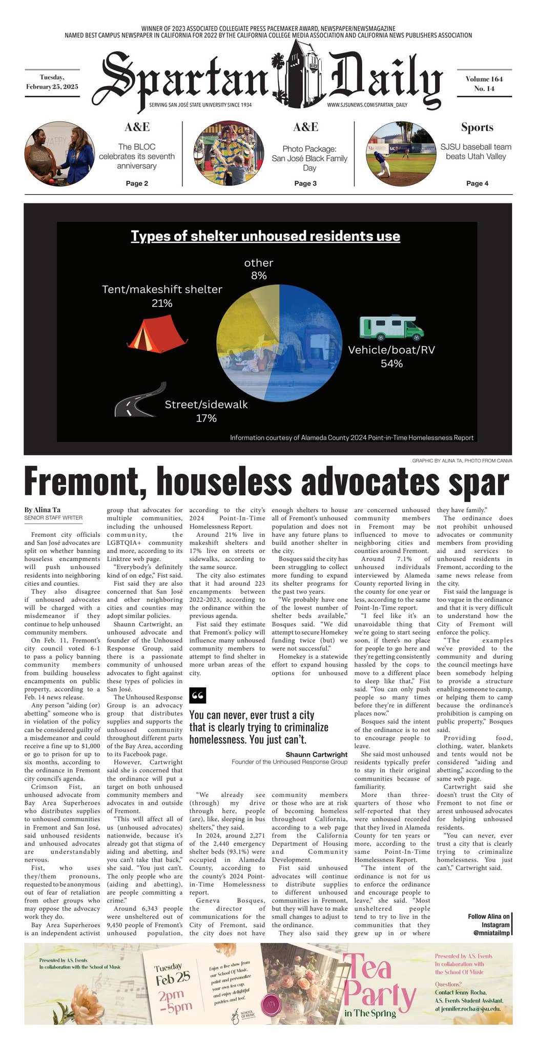 Spartan Daily Vol. 164 No. 14 by Spartan Daily - Issuu