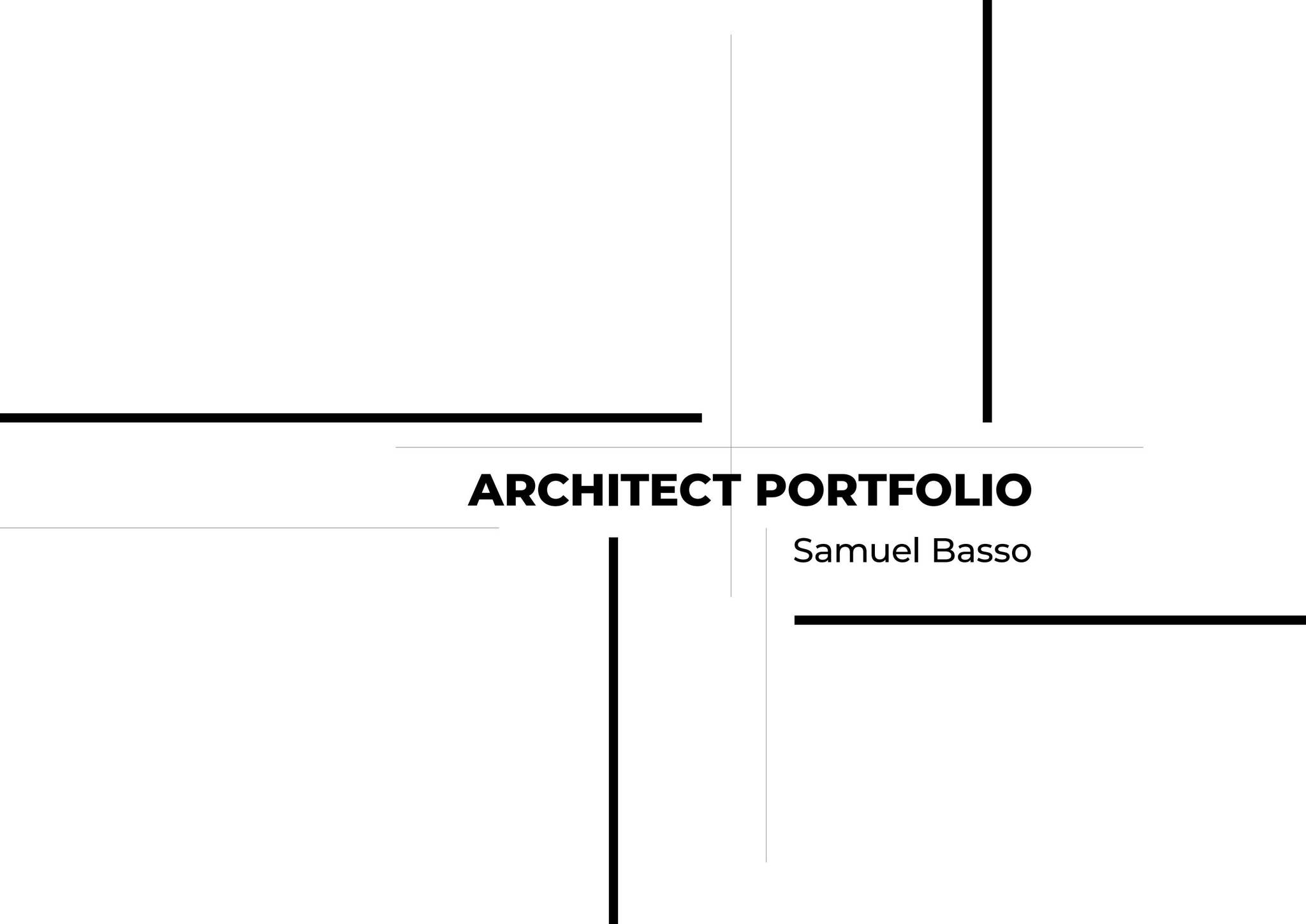 Samuel Basso | Architecture Portfolio by Samuel Basso - Issuu