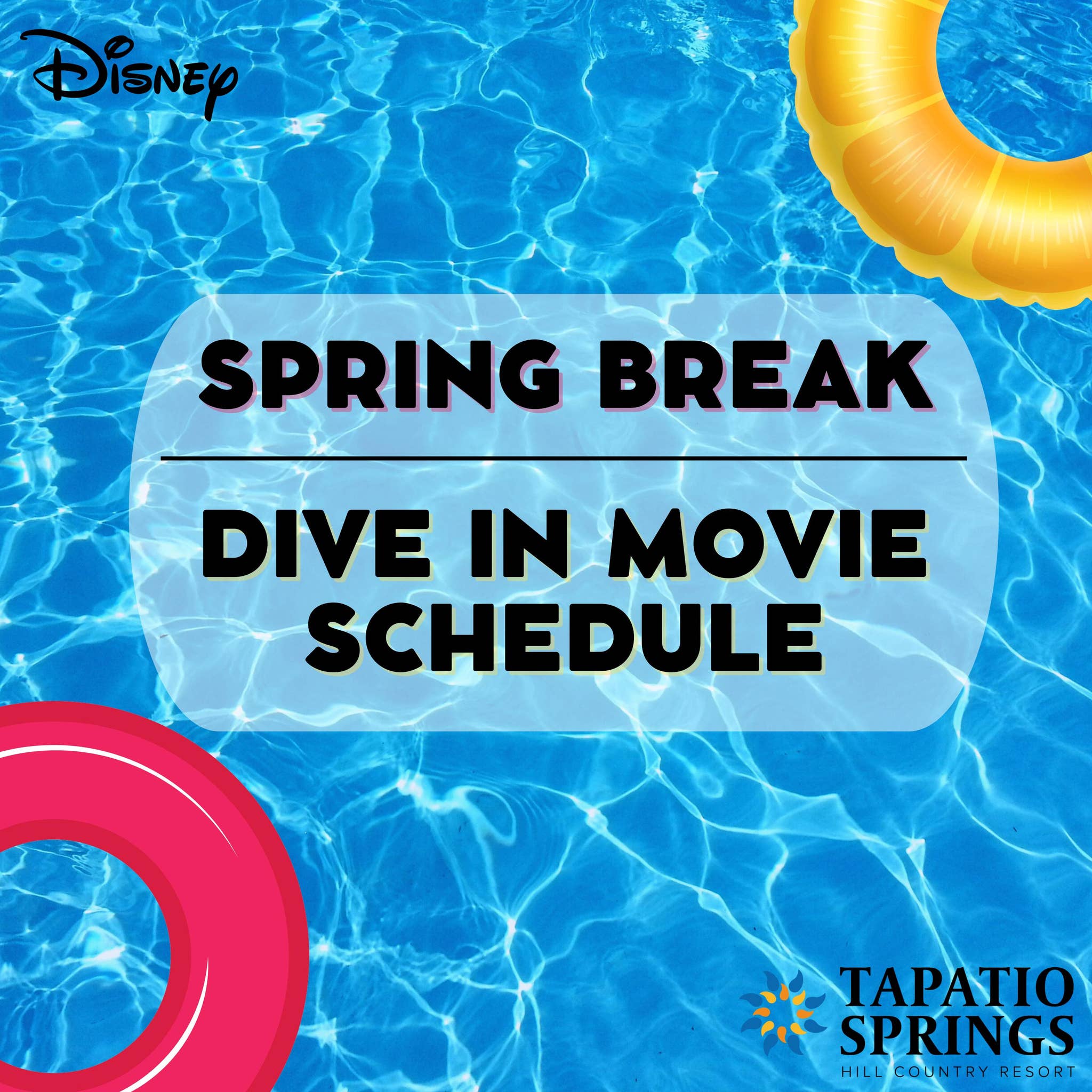 Dive In Movies Spring Break 2025 by Tapatio Springs - Issuu