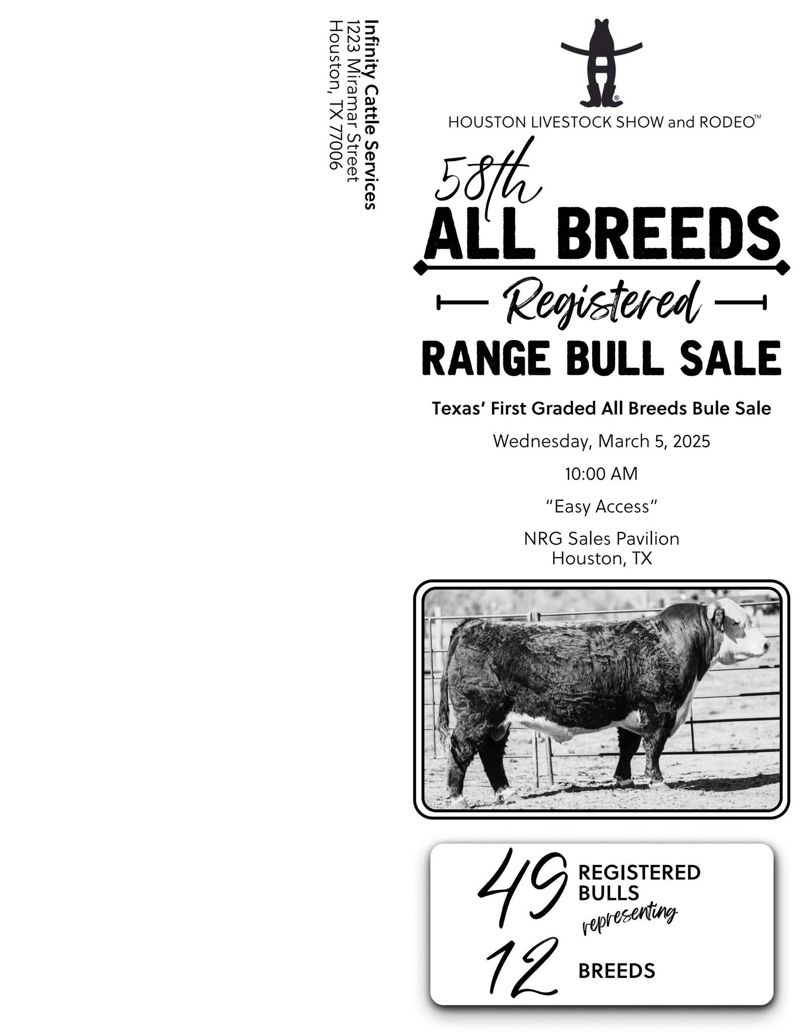 Houston Livestock Show & Rodeo All Breeds Registered Range Bull ...