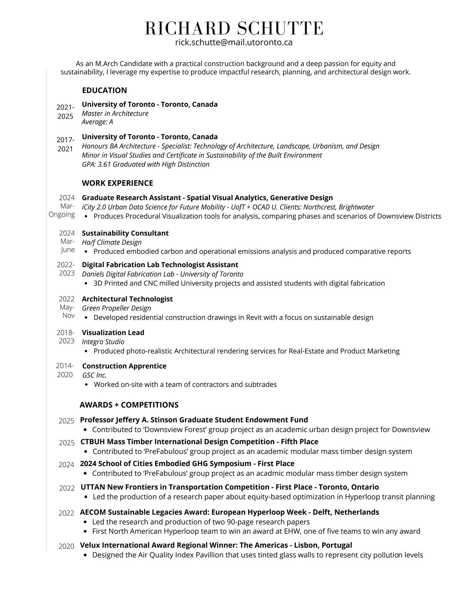 Resume 2025 by rick.schutte - Issuu