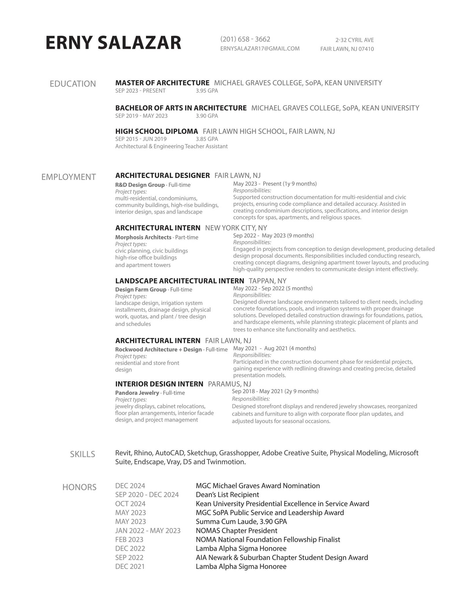 Resume - Erny Salazar by Erny Salazar - Issuu