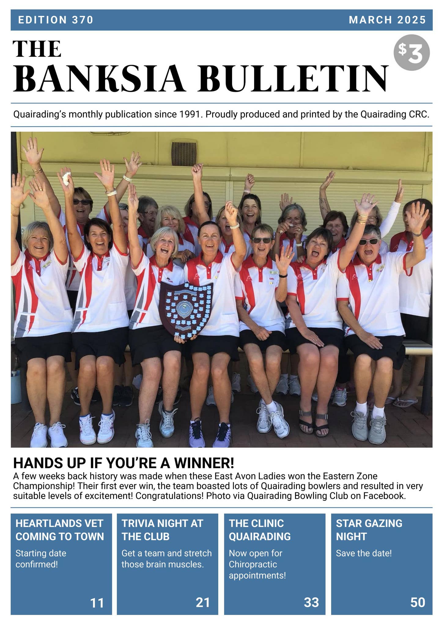 Banksia Bulletin March 2025 by QuairadingCRC - Issuu