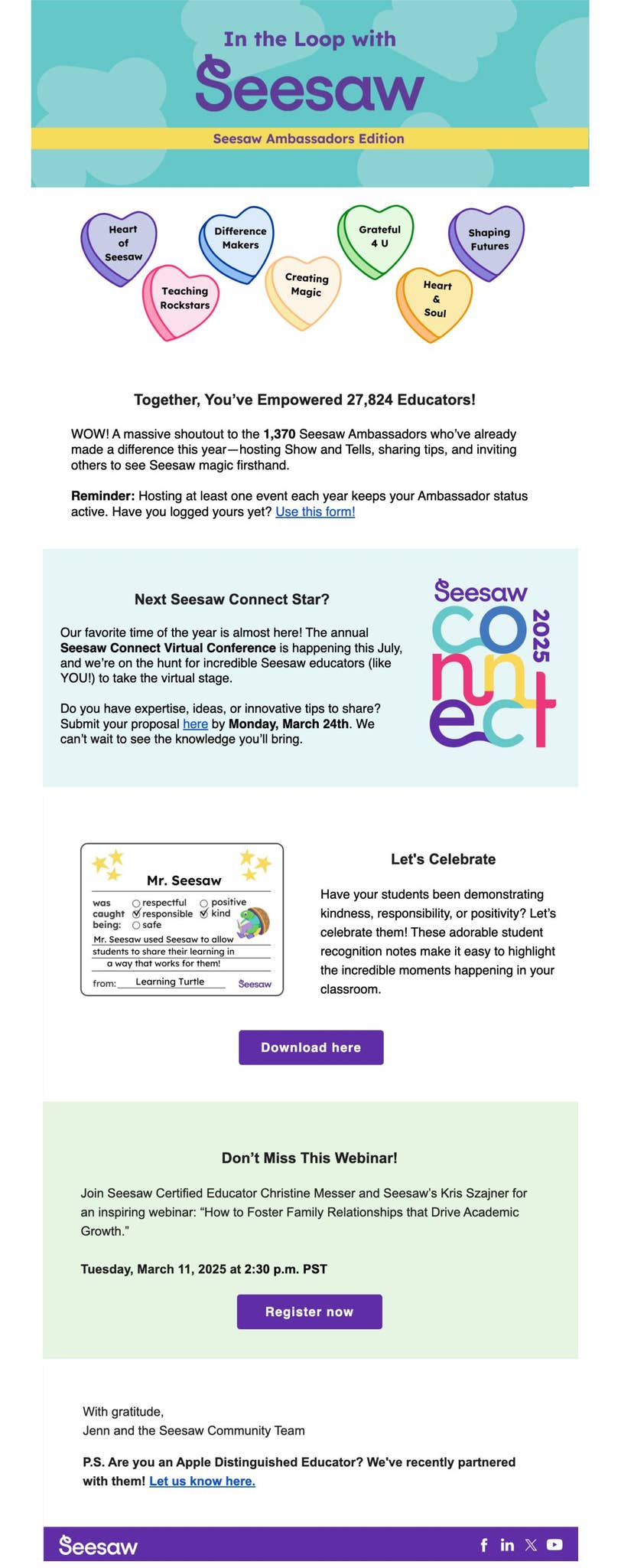 In the Loop with Seesaw Newsletter: Ambassadors Edition by ...