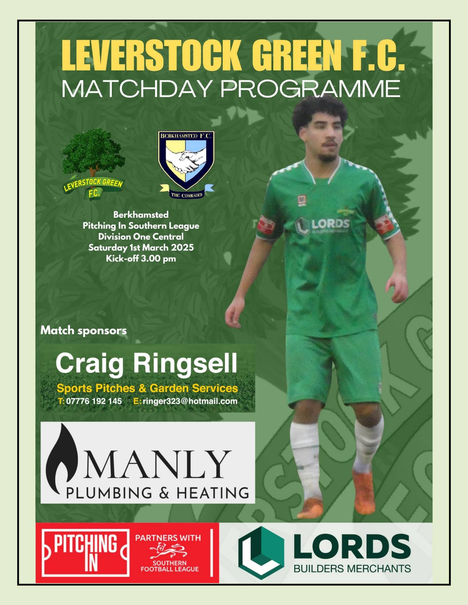 Berko vs Levy 1st March by Leverstock Green FC - Issuu