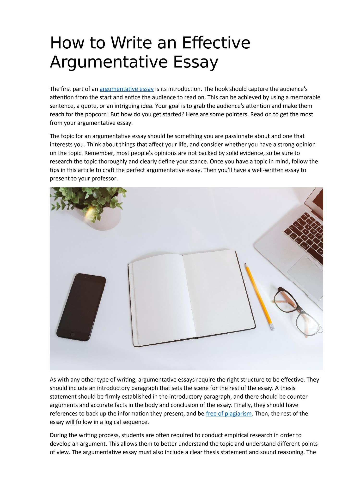 How to Write an Effective Argumentative Essay by margaritasmith33 - Issuu