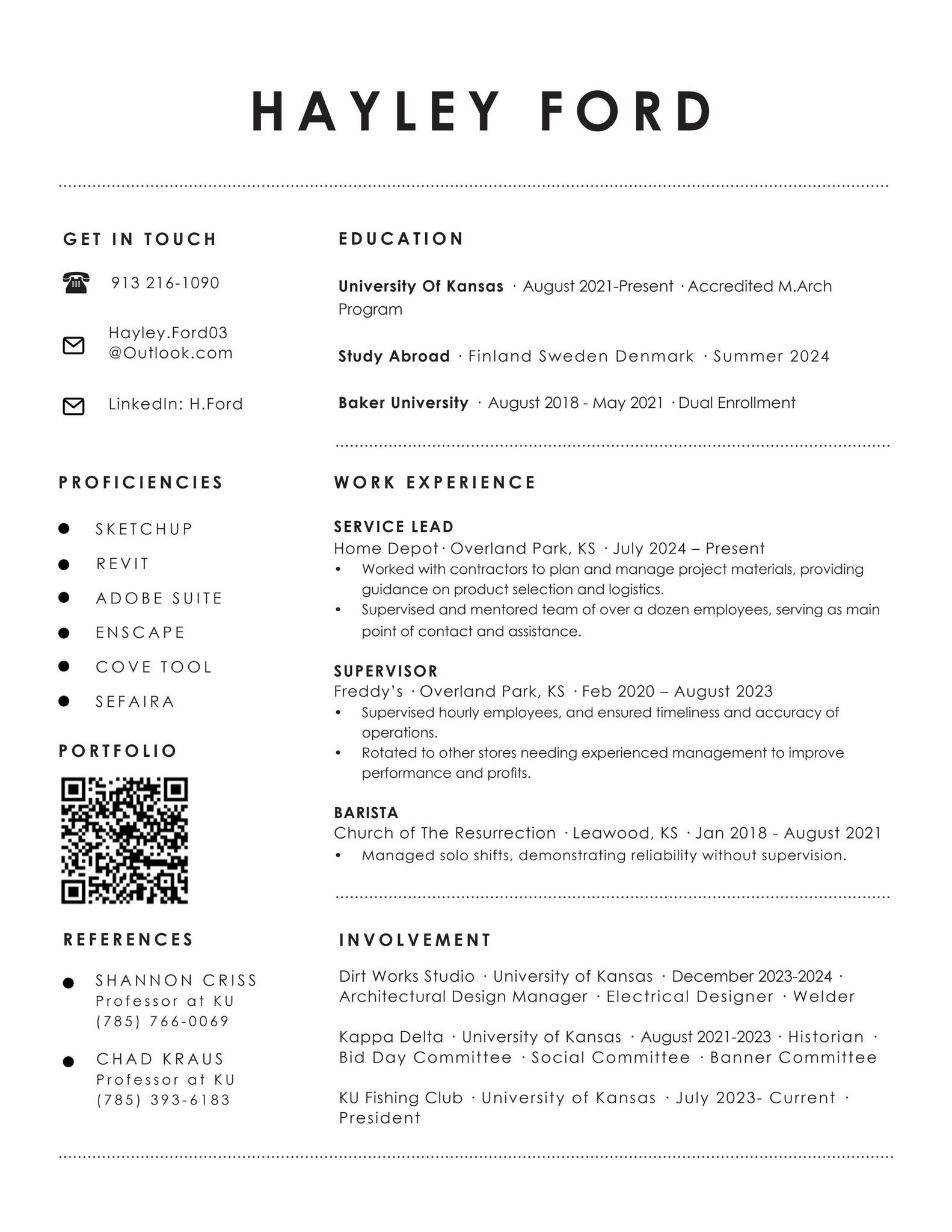 Ford Resume by Hayley.Ford - Issuu