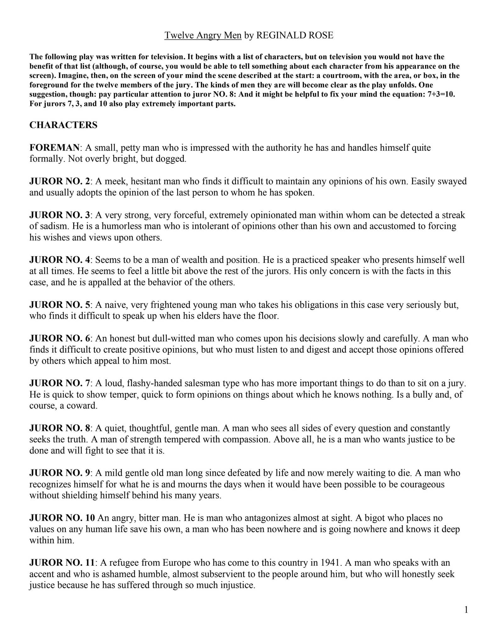 12 Angry Men (script) by trilhasdacena - Issuu